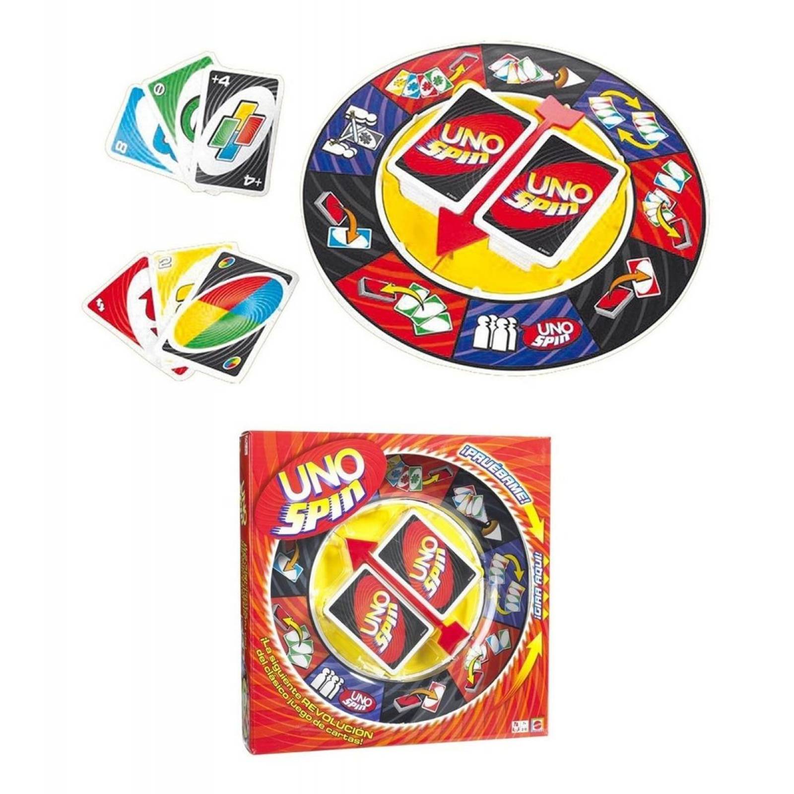 Uno Spin Juego De Mesa Mattel