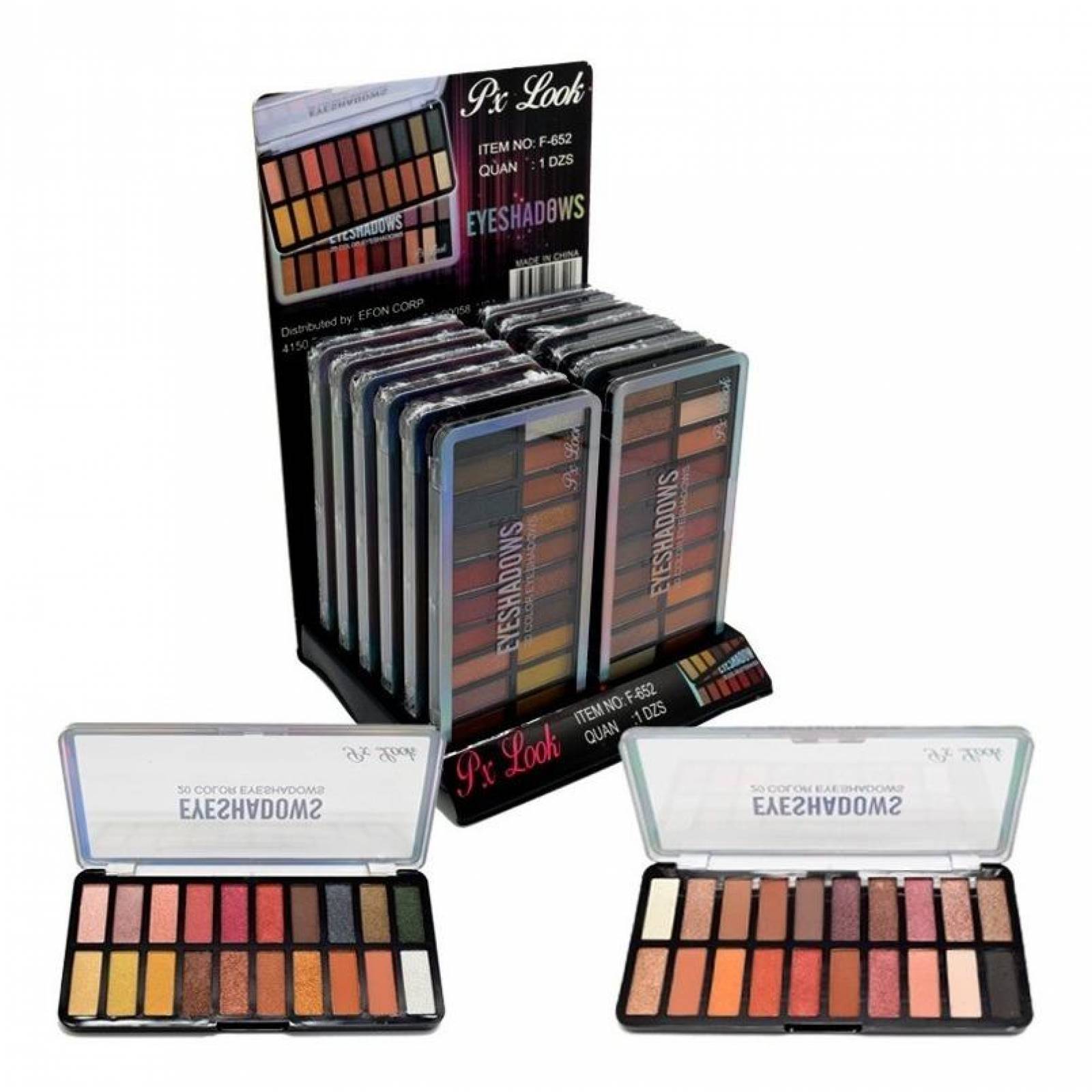 Paleta De Sombras Px Look Prolux 20 Tonos Original