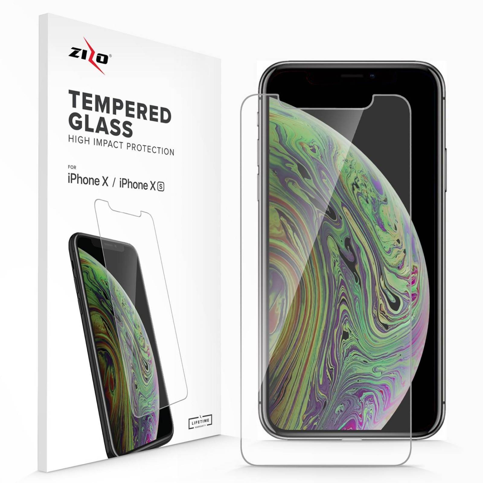 Mica Vidrio ZIZO iPhone 11 Pro & iPhone Xs/X Protectora de pantalla