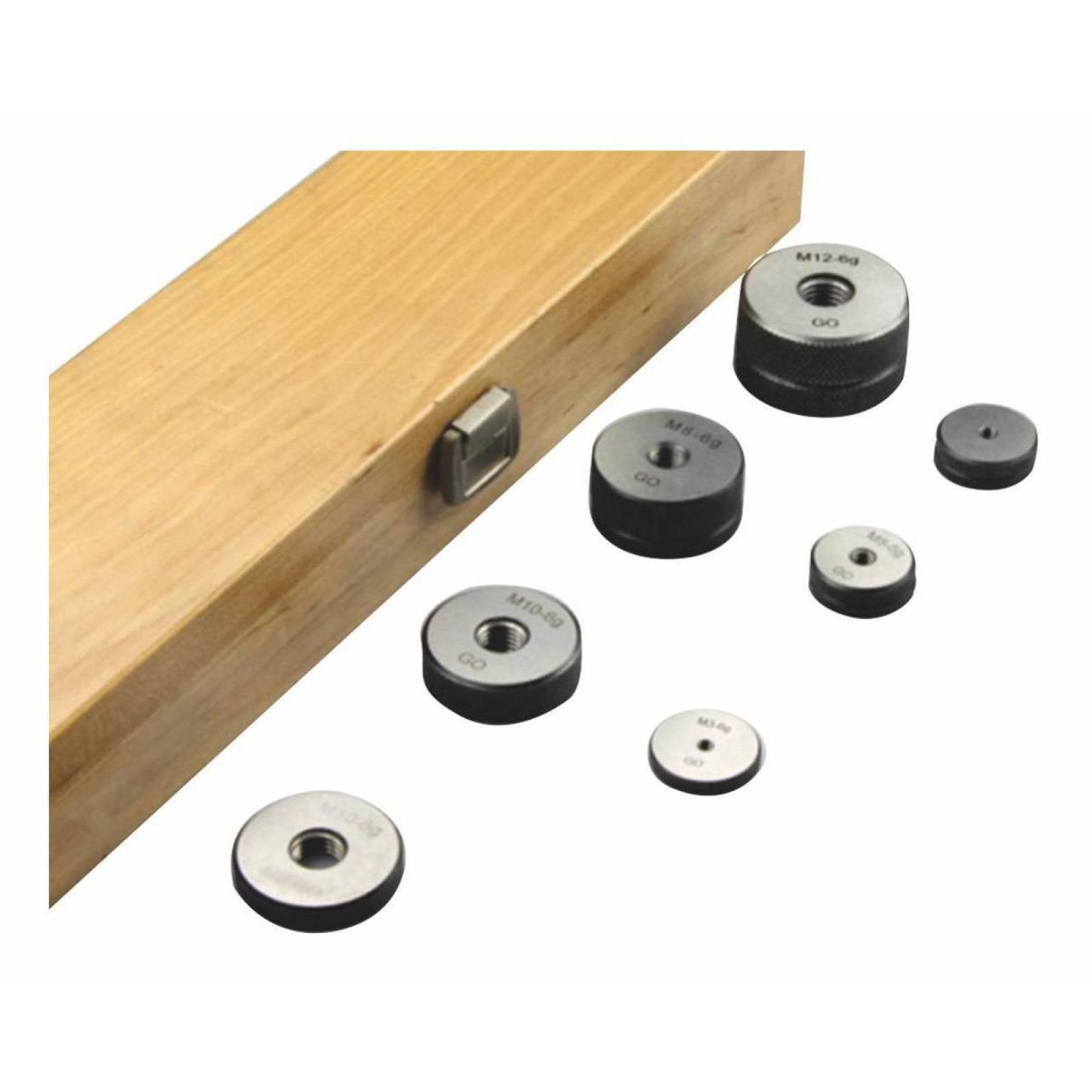 Juego De Anillo Para Rosca Metrico Go M3;M4;M5.M6;M8;M10;M12 DASQUA
