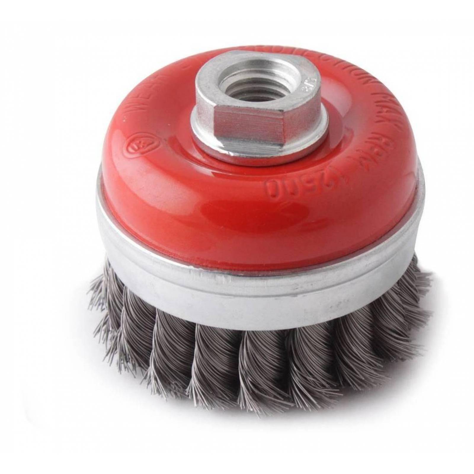 Carda Tipo Copa Trenzada C/Aro 4" Ent 5/8-11 A.C .020" Weston PLUS