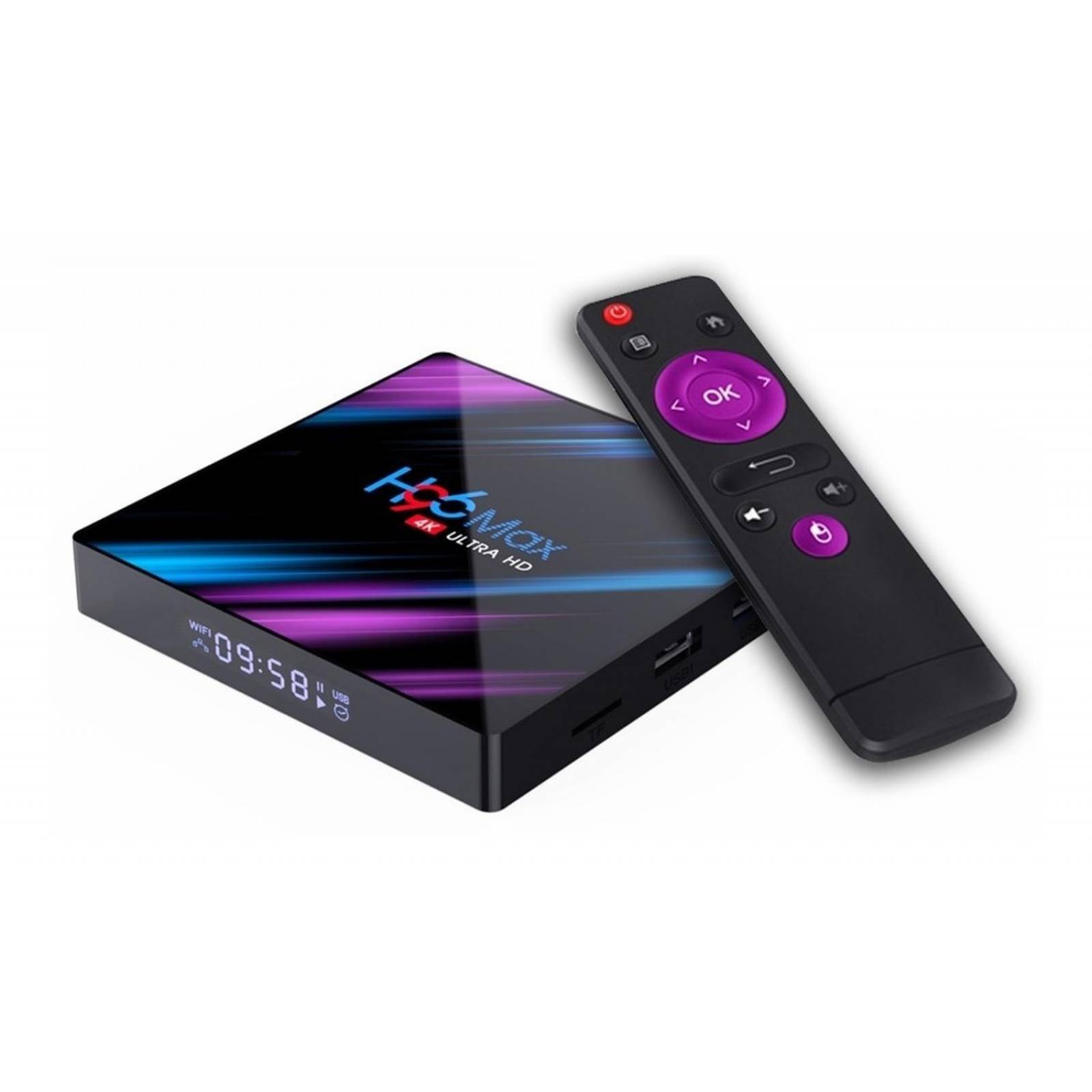 Android 9.0 Tv Box 4 Gb Ram 32 Gb + Teclado Inalambrico