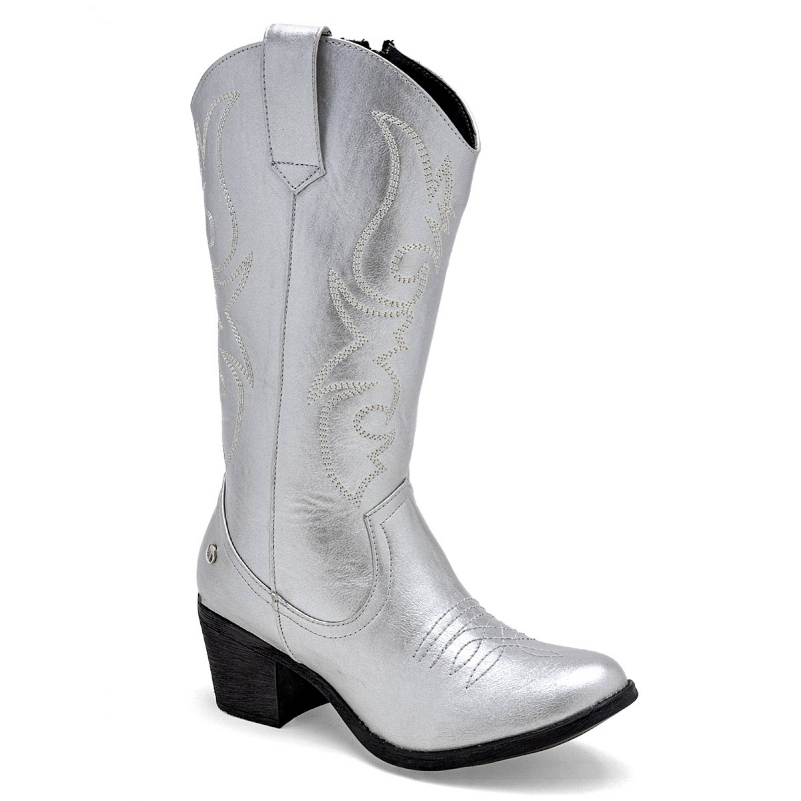 Bota y botin Moramora Gris 121928