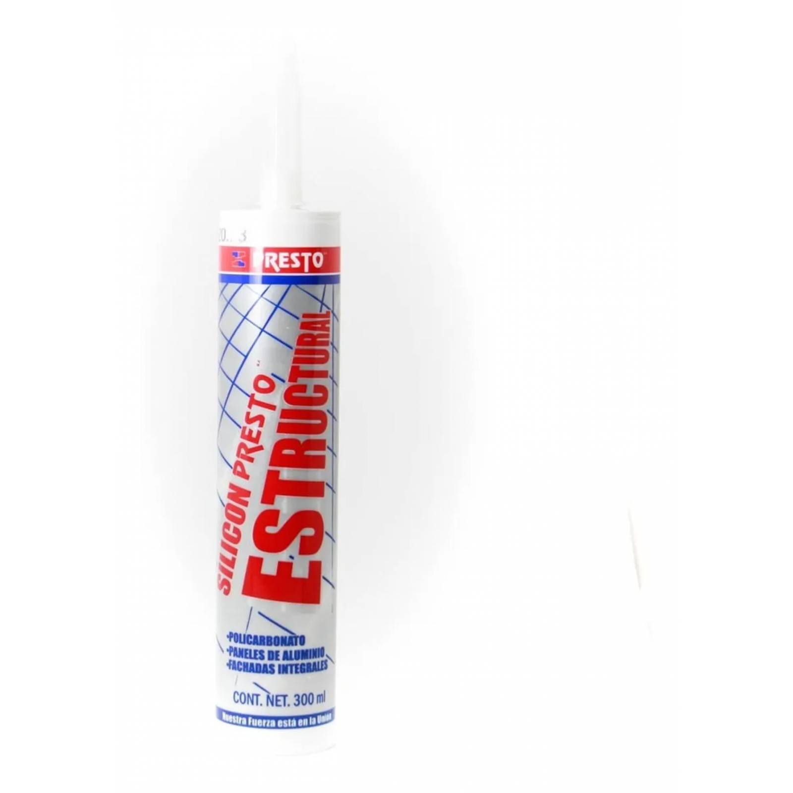 Silicon Negro Presto Estructural P/policarb - Cartucho 300ml