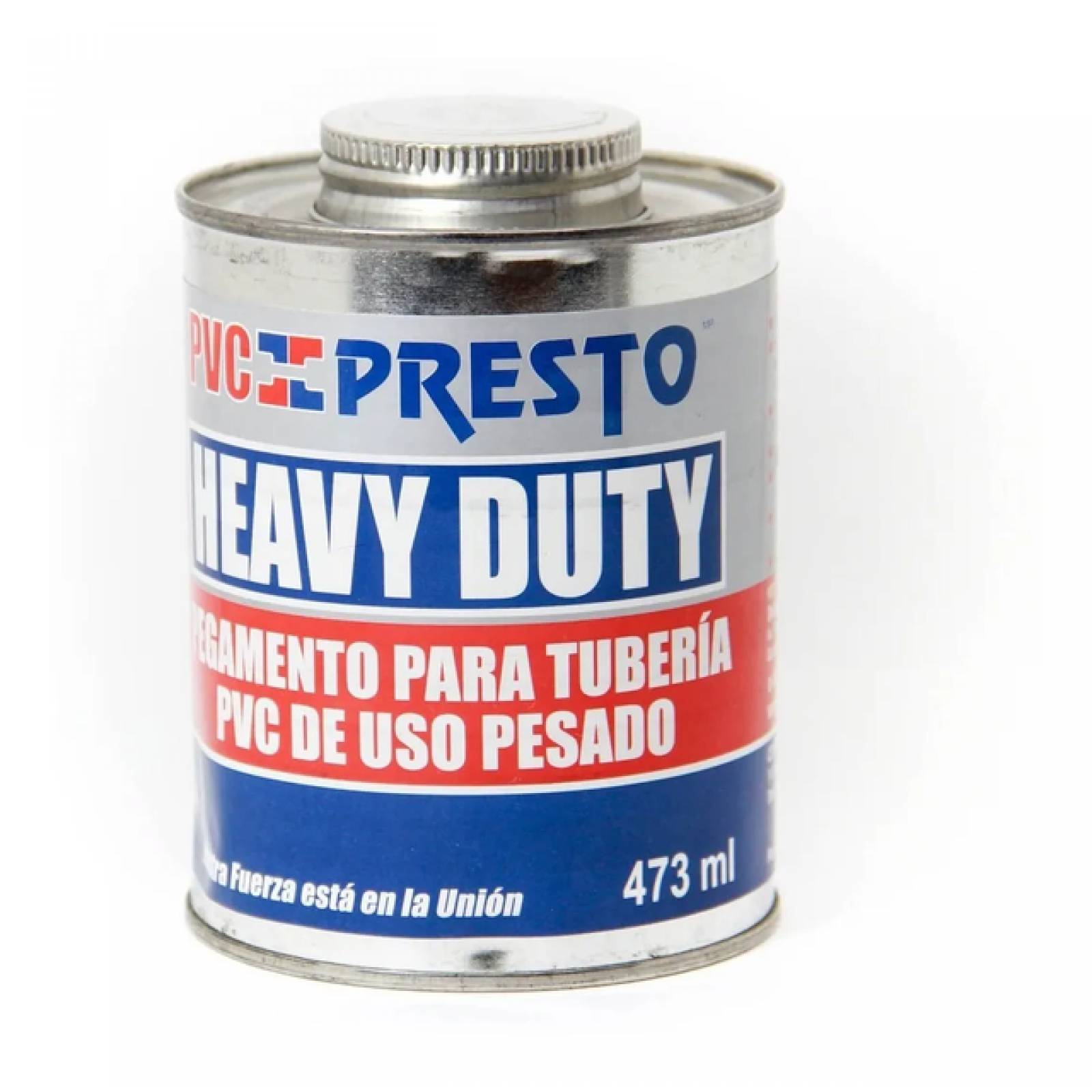 Pegamento Pvc Heavy Duty Uso Rudo Presto - Color Gris - Lata 473 Ml