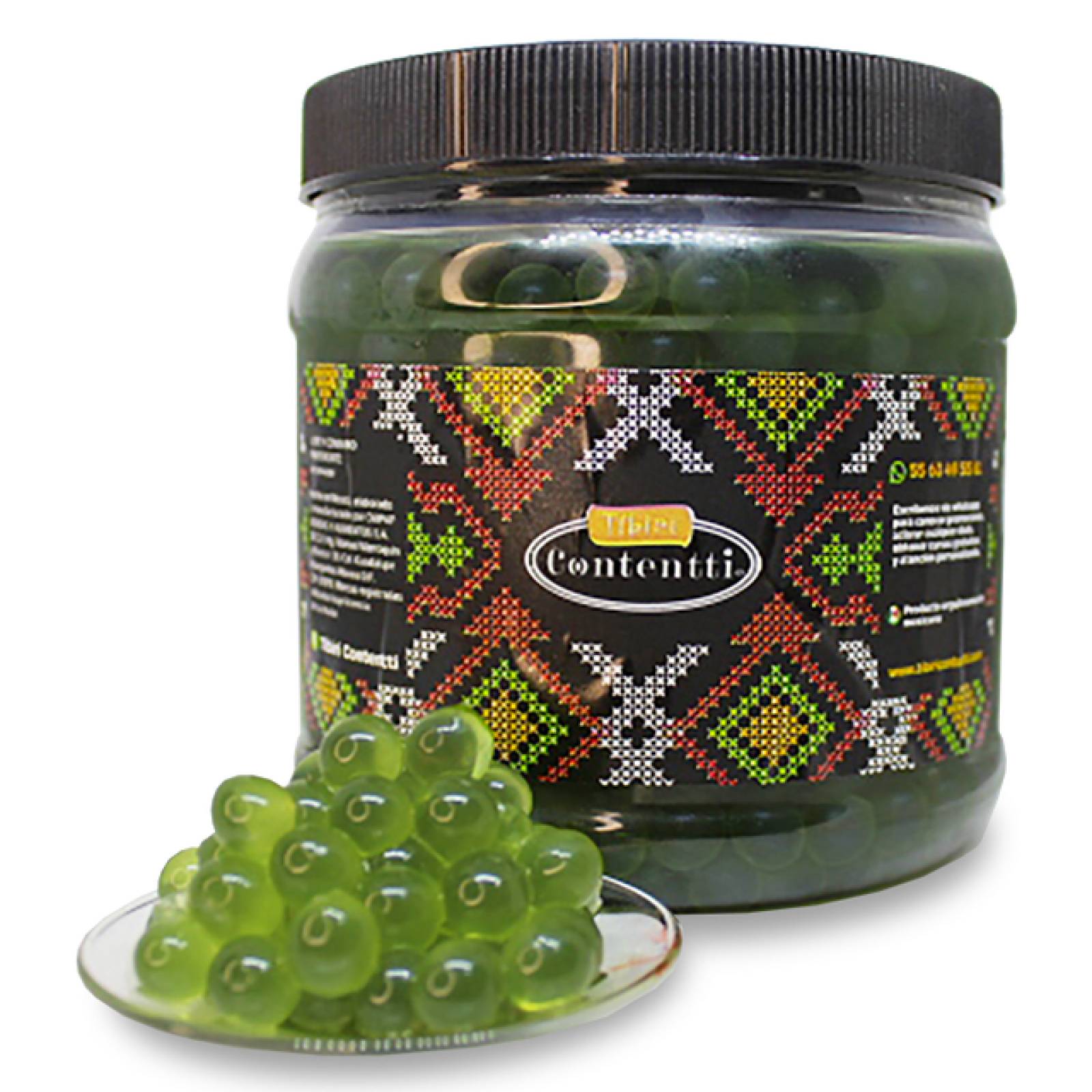 Perlas Explosivas Sabor Kiwi 1 kg para Sodas Italiana o Topping