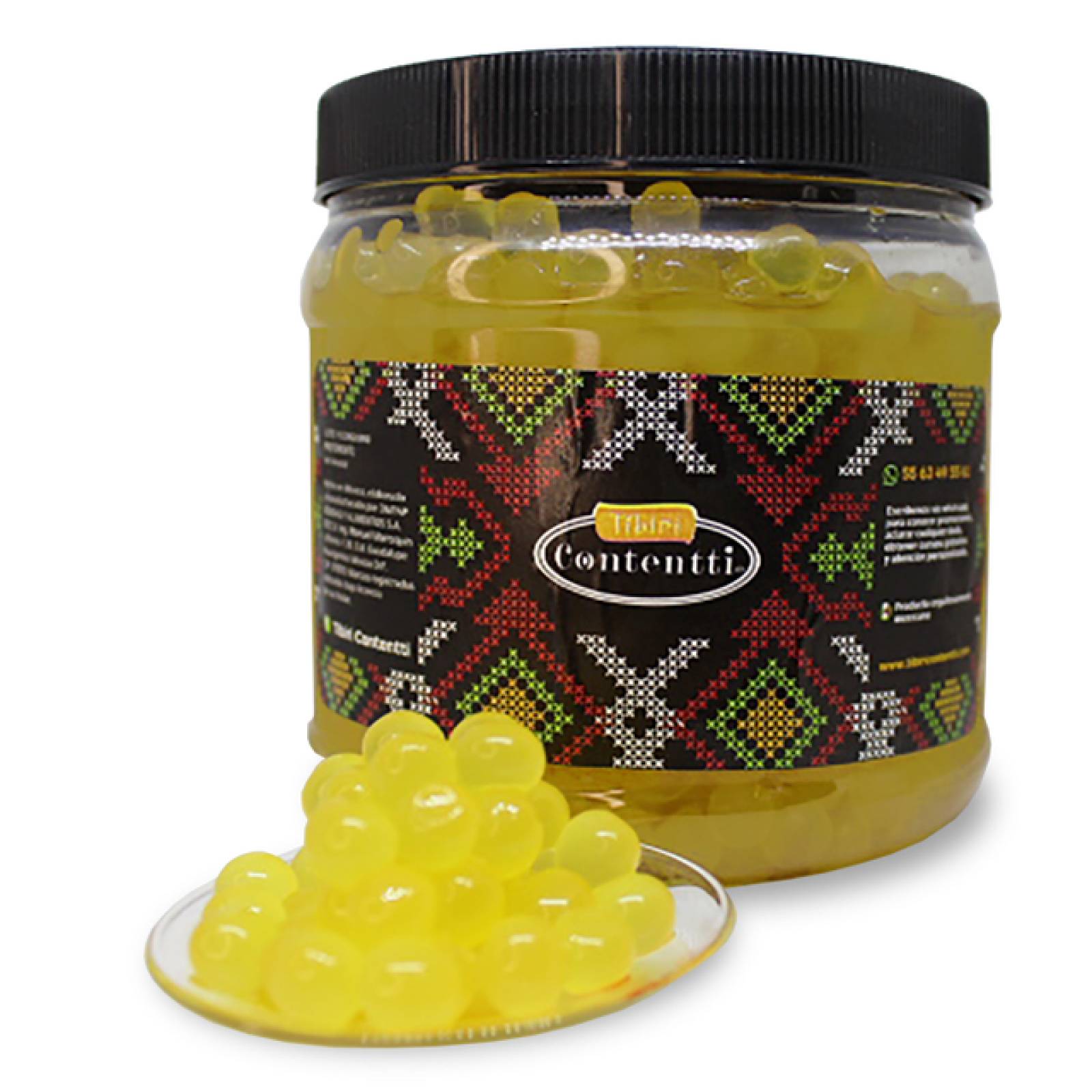 Perlas Explosivas Sabor Mango 1 kg para Sodas Italiana o Topping