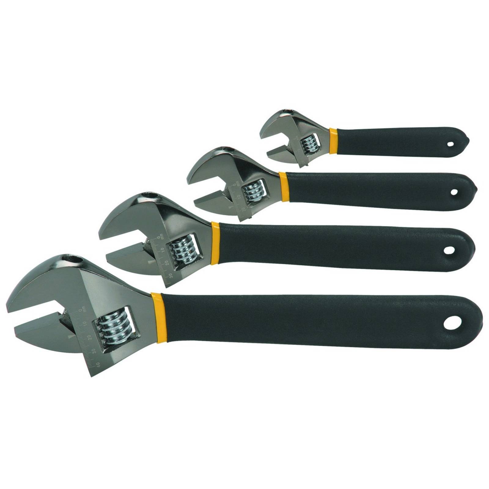 Juego de llaves pericas de 4 pc - 6 pulg., 8 pulg., 10 pulg., 12 pulg.