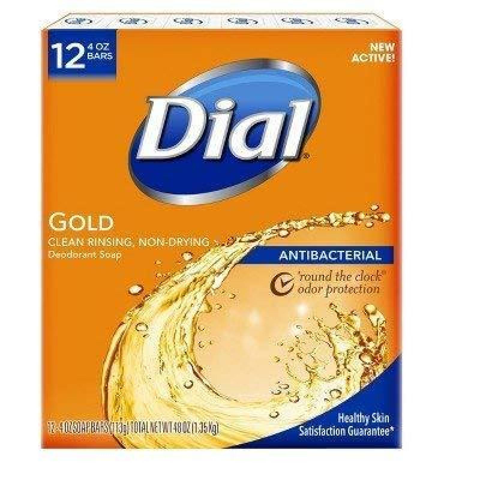 Dial. Jabón Gold (12 unidades)