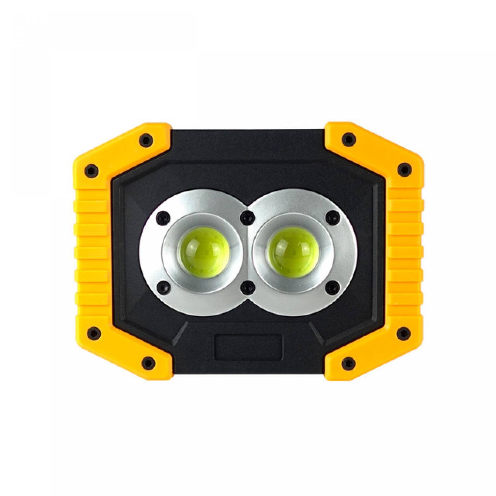 Lampara Reflector Uso Rudo Led 10w Pila Recargable Portátil