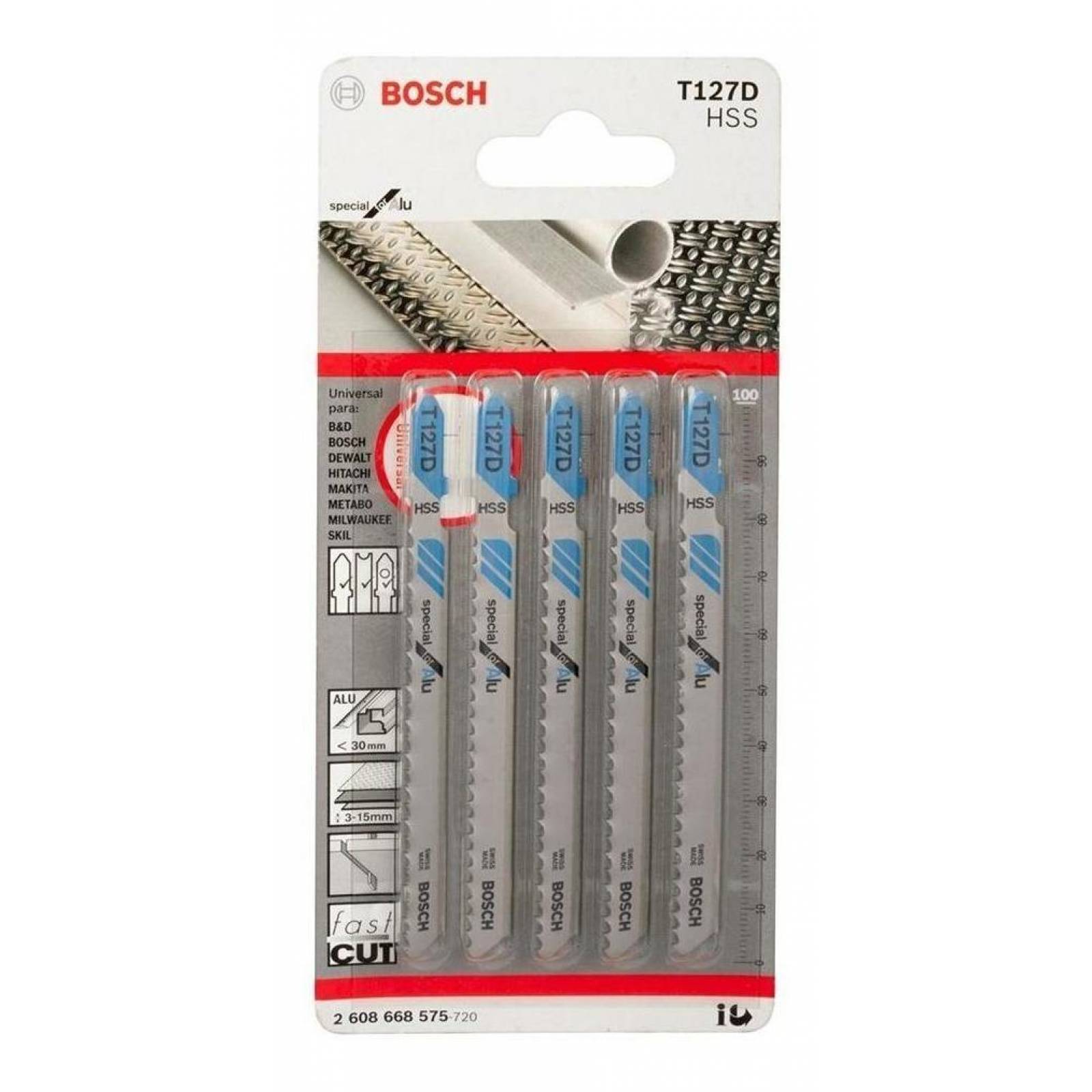 Segueta Sierra Caladora 9 Dientes Gris 5 Piezas