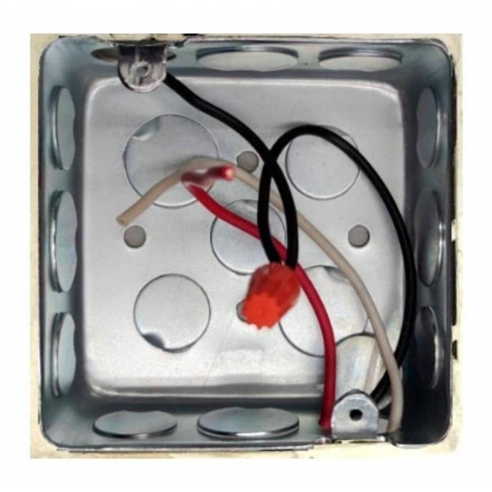 Caja Galvanizada Cuadrada De 4x4 (10.2 X 10.2 Cm)