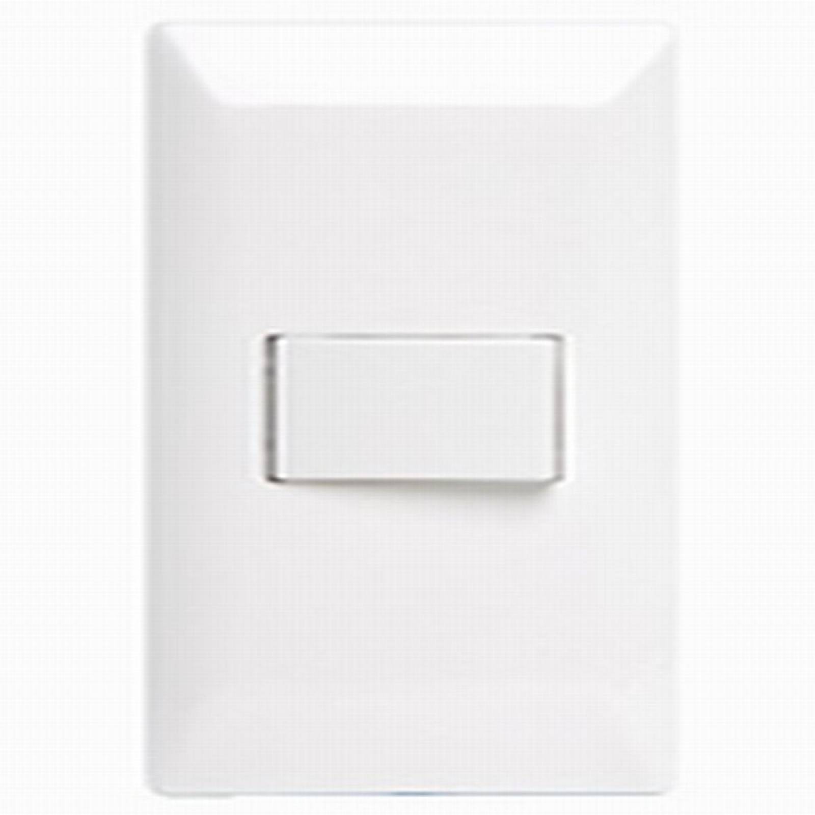 Apagador Sencillo Con Placa Blanco