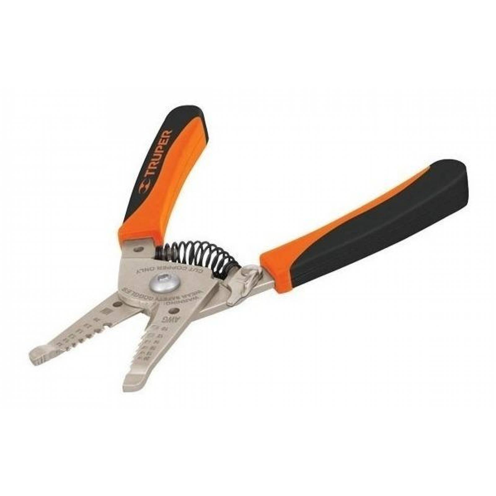 Pinza Pelacables 6 Medidas Truper Naranja