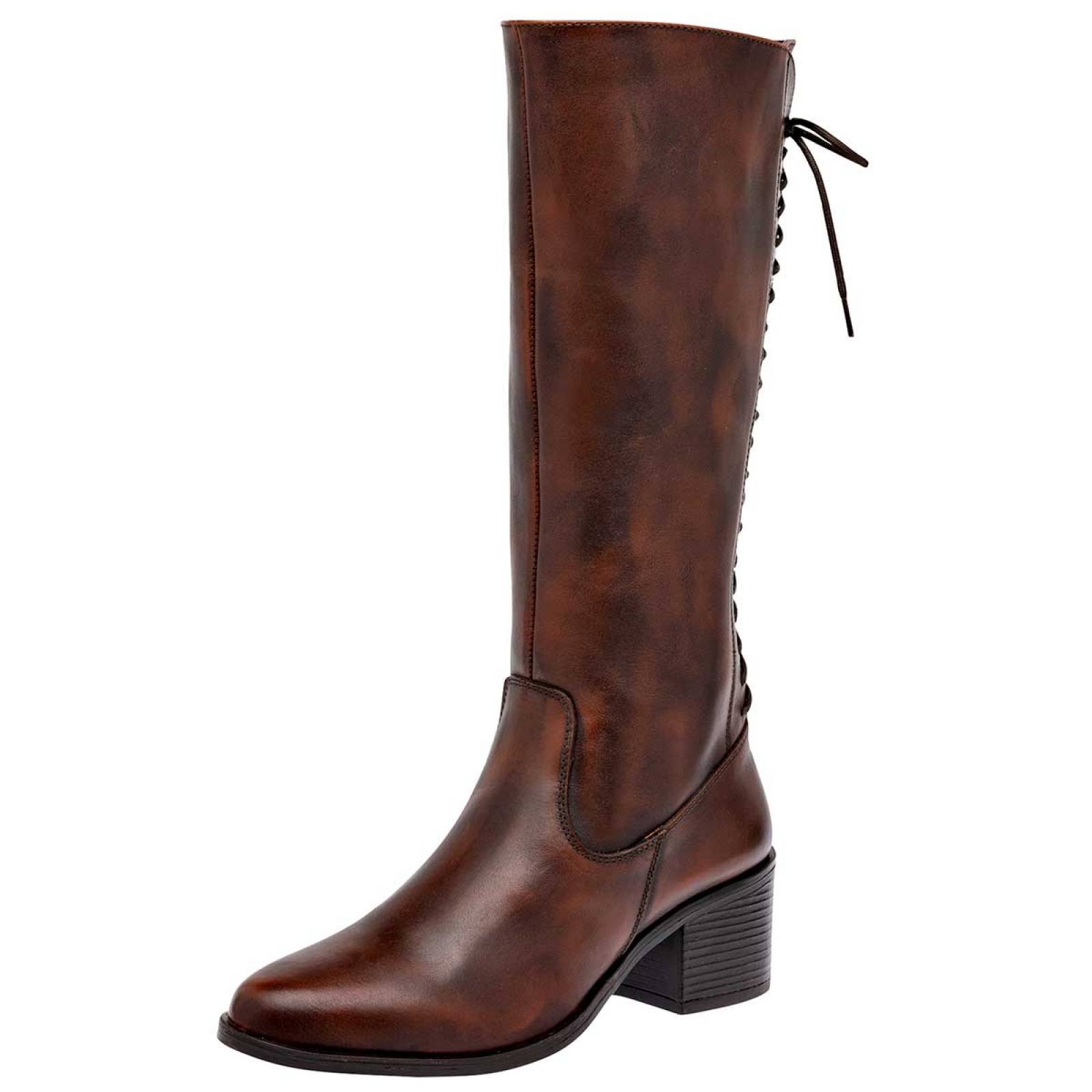 Bota y botin Mod 437 Para Mujer Seducta Color Cafe