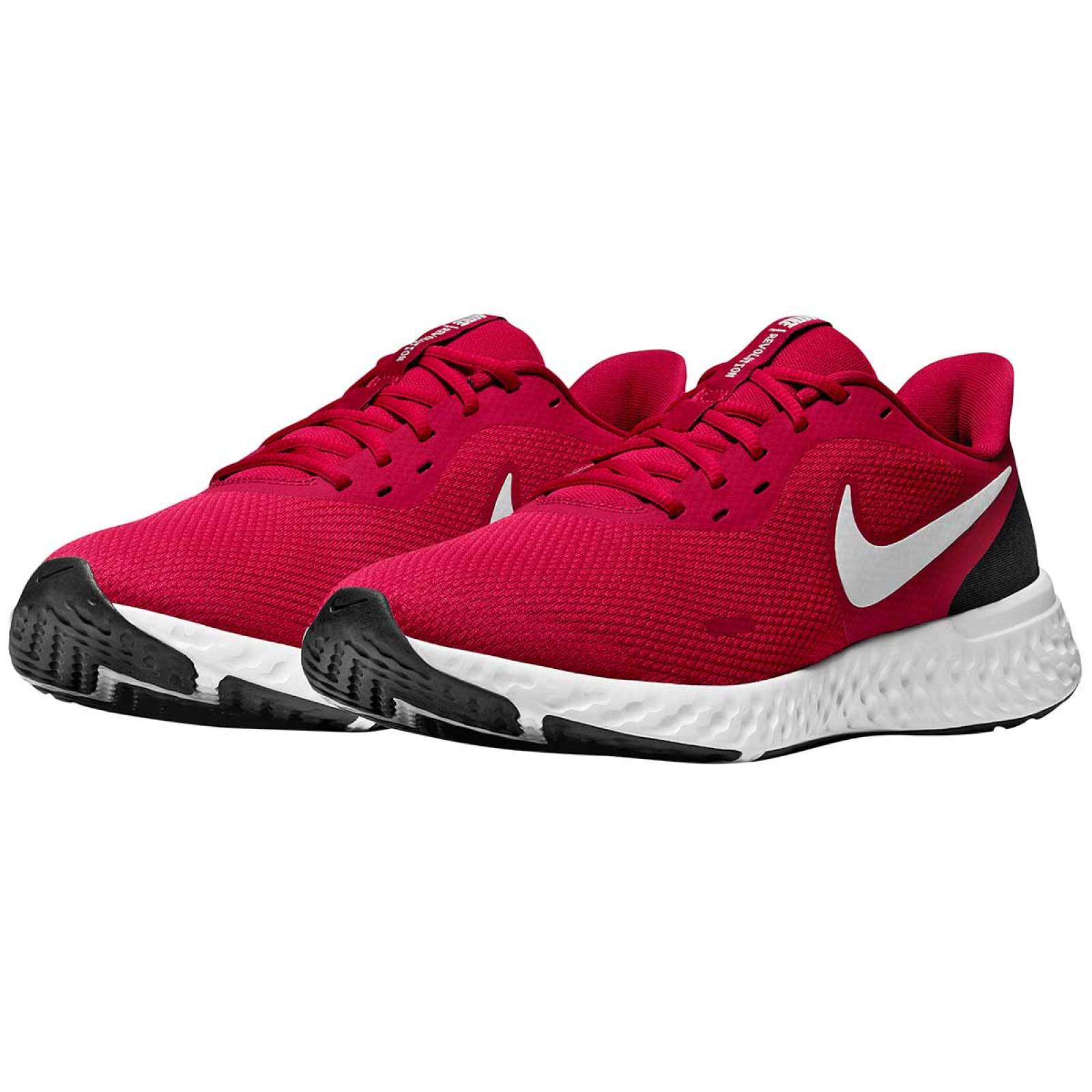Tenis Mod Bq3204600 Para Hombre Nike Color Rojo