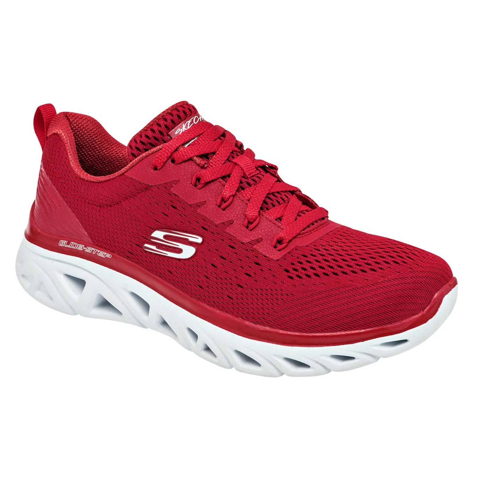 Tenis Mod 149556red Para Mujer Skechers Color Rojo