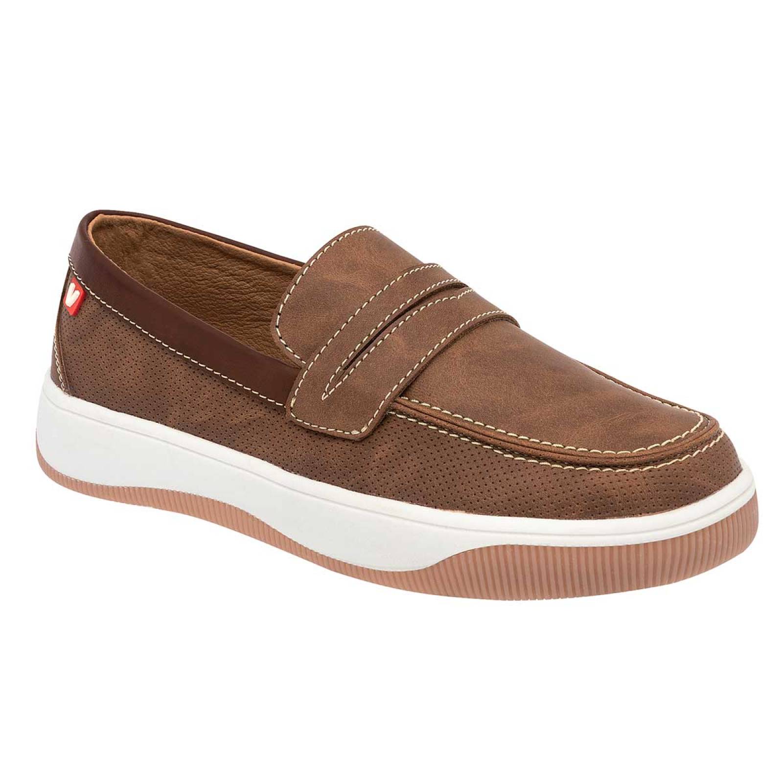 Zapato casual Mod V1819 Para Joven Vavito Color Camel