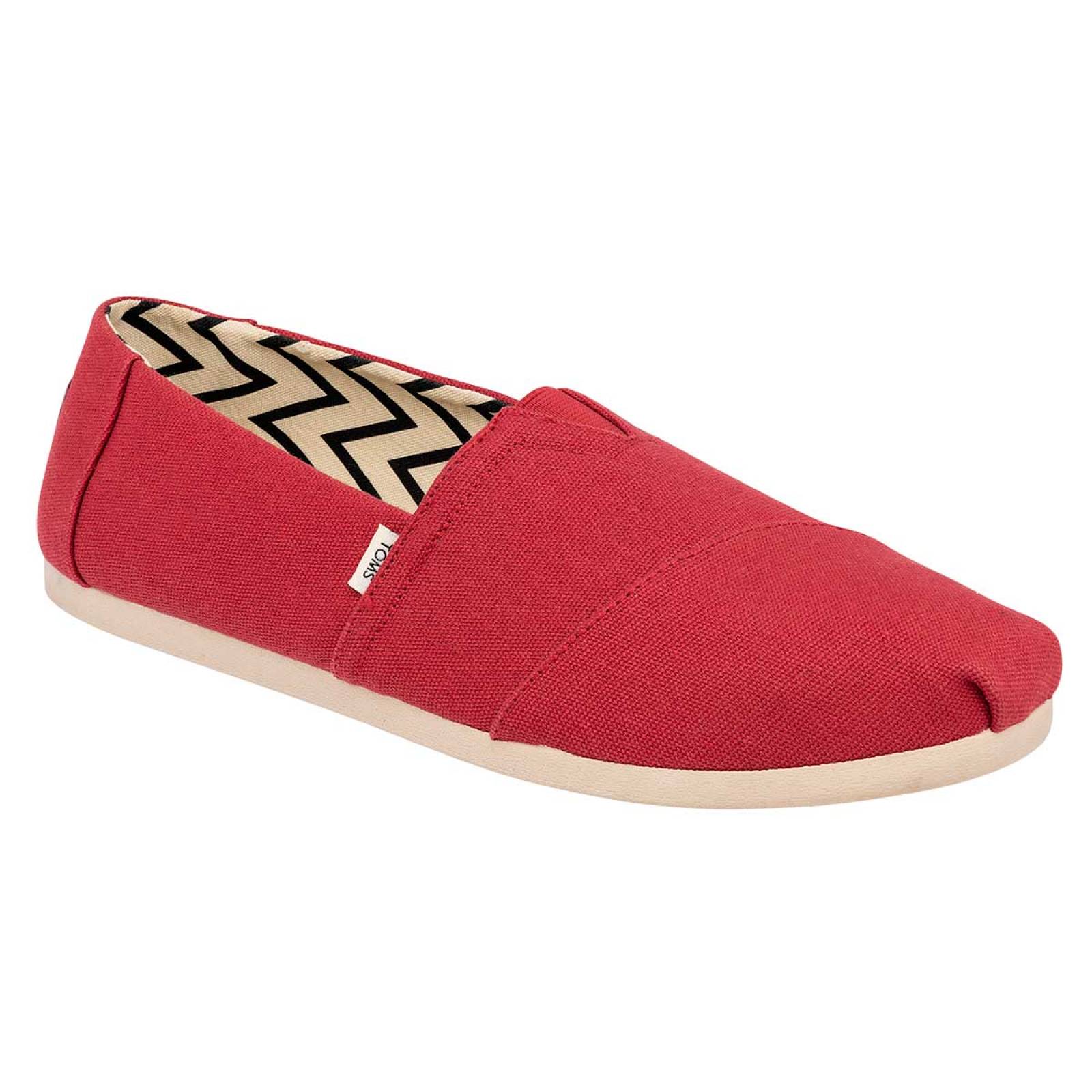 Zapato casual Mod 10017743 Para Mujer Toms Color Rojo