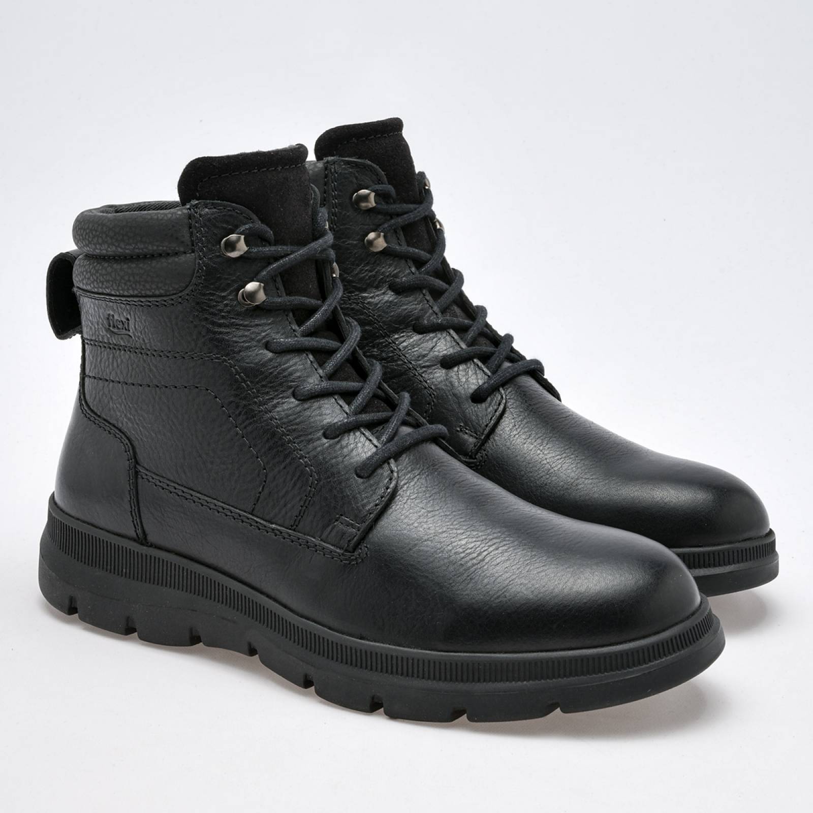 Bota y botin Mod 416101 Para Hombre Flexi Color Negro