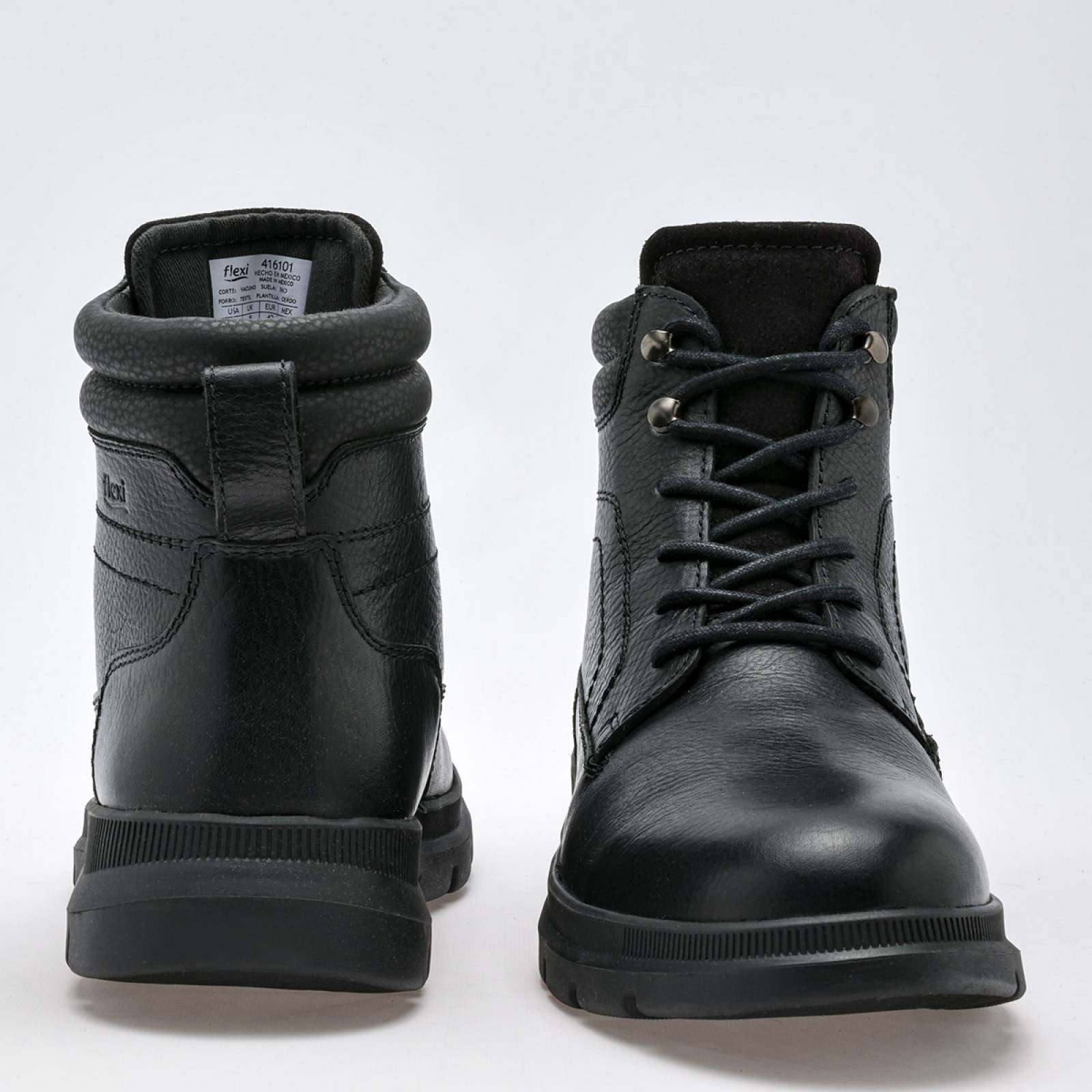 Bota y botin Mod 416101 Para Hombre Flexi Color Negro
