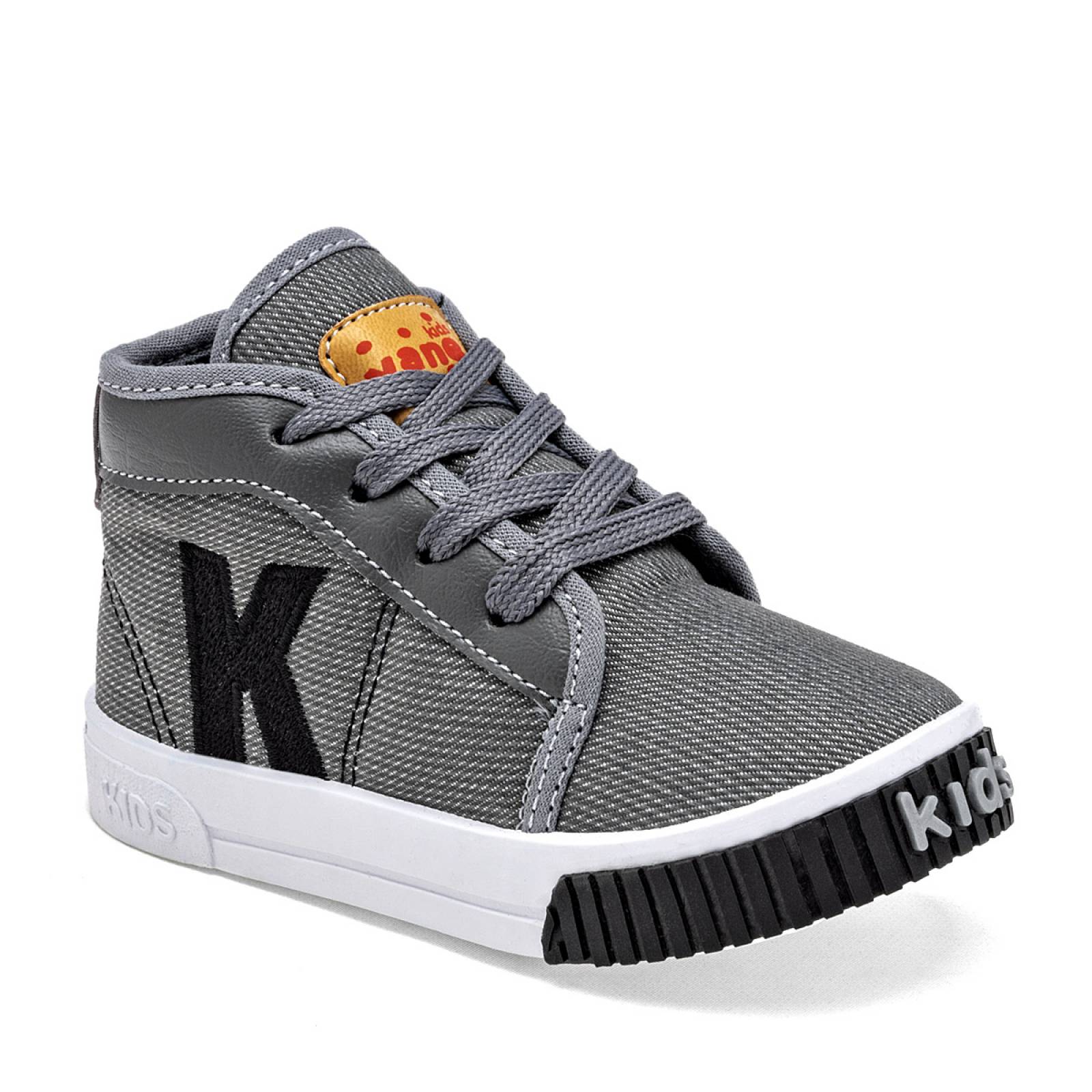Tenis Mod 631 Para Niño Kids vane Color Gris