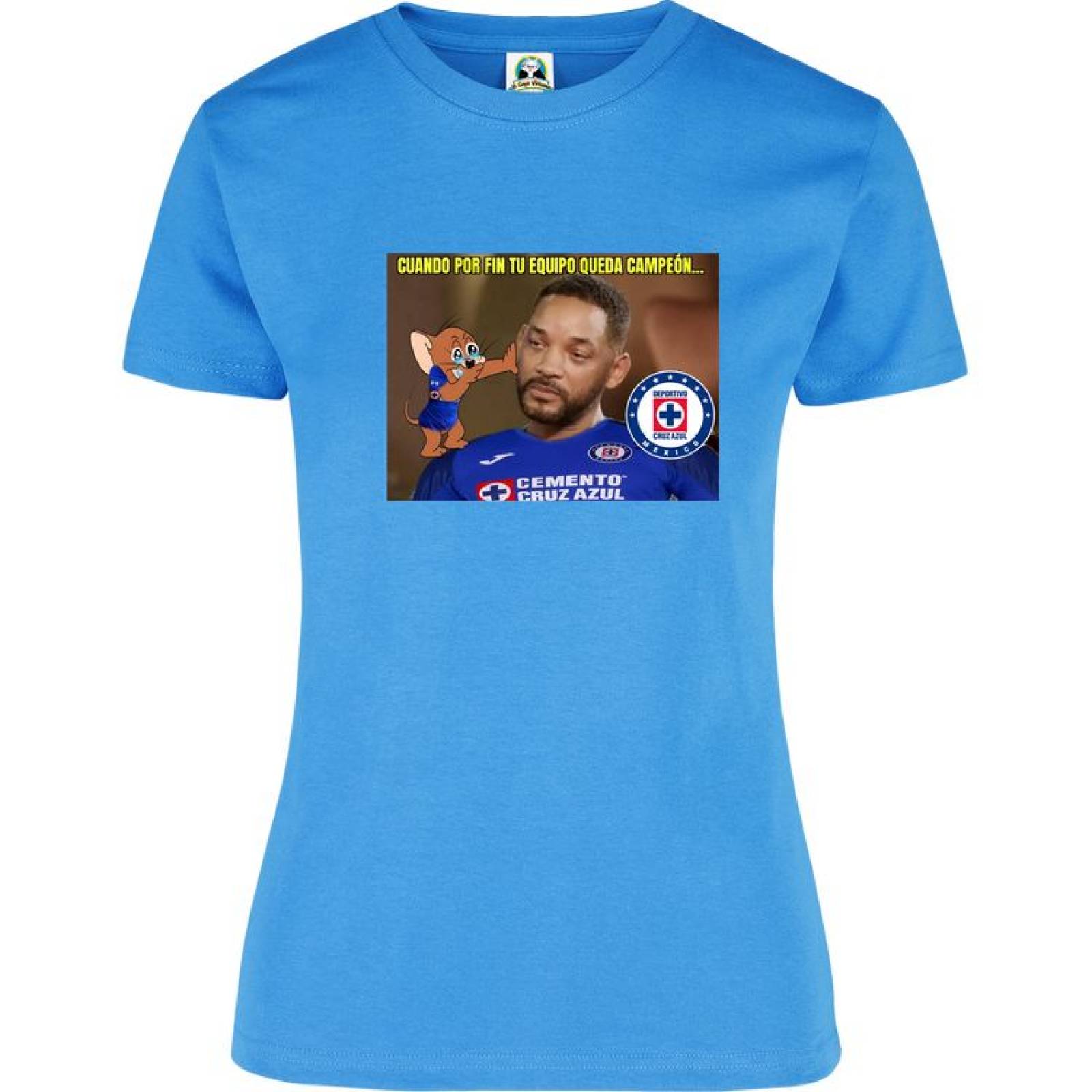 Playera Dama Cuyo Virtuoso Cruz Azul Campeón 2021 memes 014