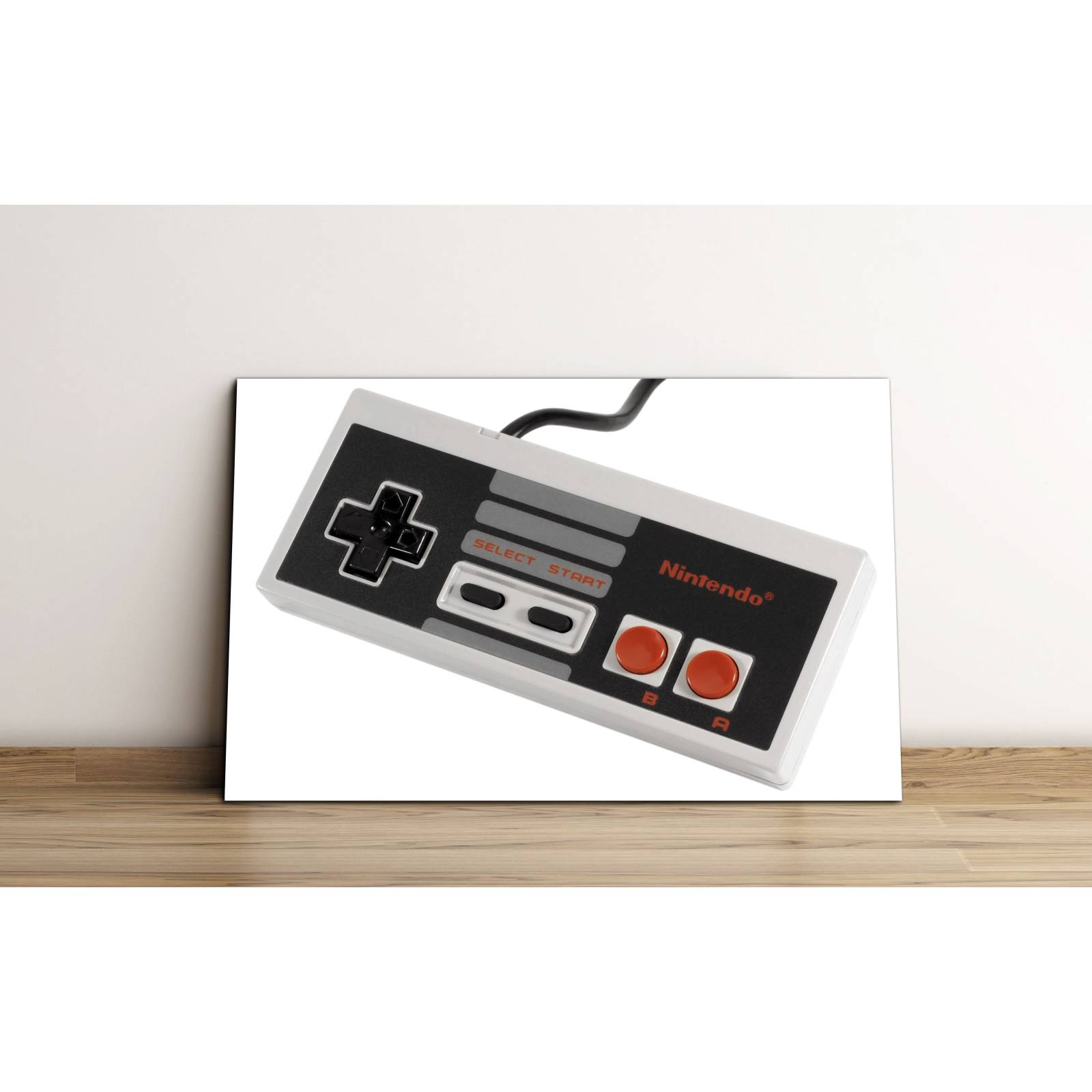Cuadro de Pared Nintendo family Control Videojuego Retro Decoracíon 86x56cm