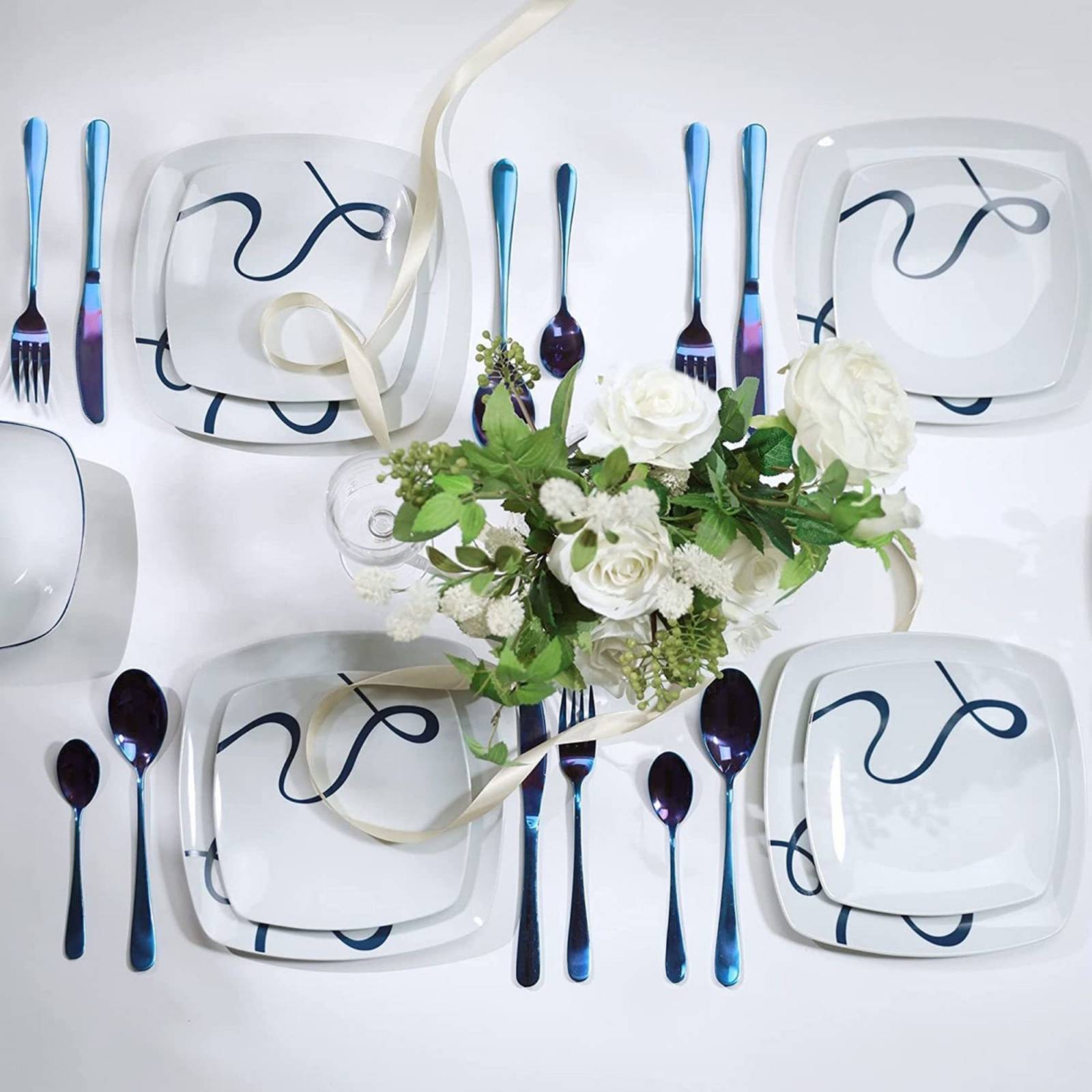 Set Vajilla Porcelana Hf Hoften 18 Piezas