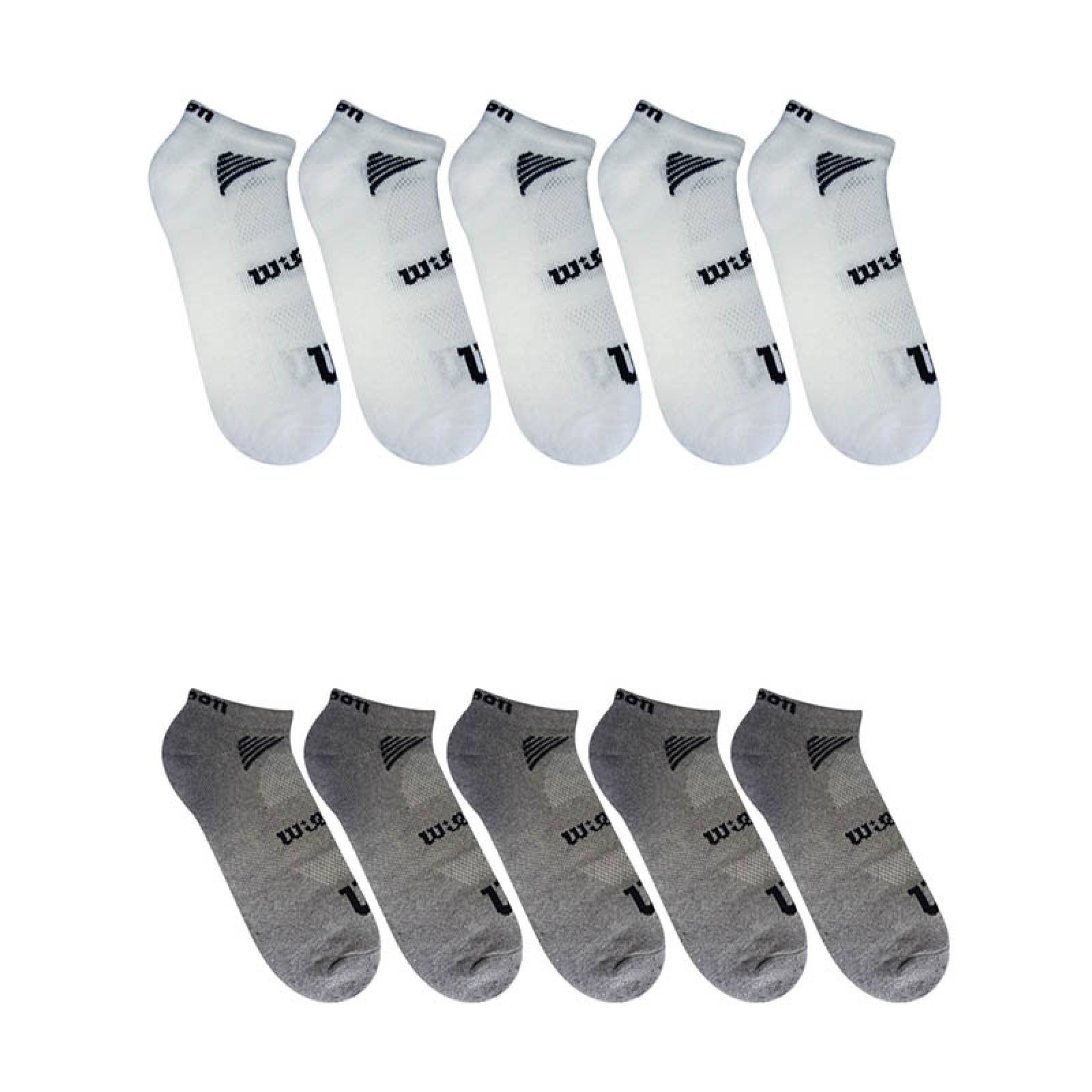 PAQUETE CALCETINES TIN CABALLERO WILSON FELPA 10 PARES 5BLANCO/5JASPE ...