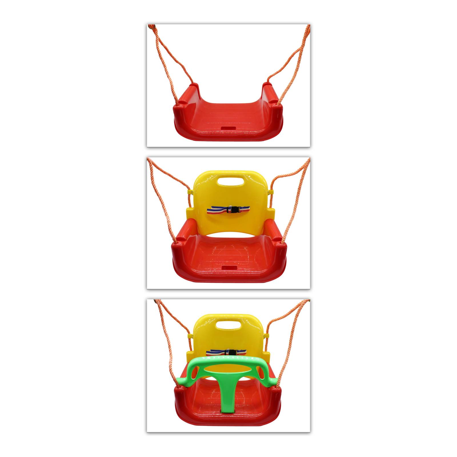 Columpio Para Niños Swing Armable Tricolor Silla Bebes