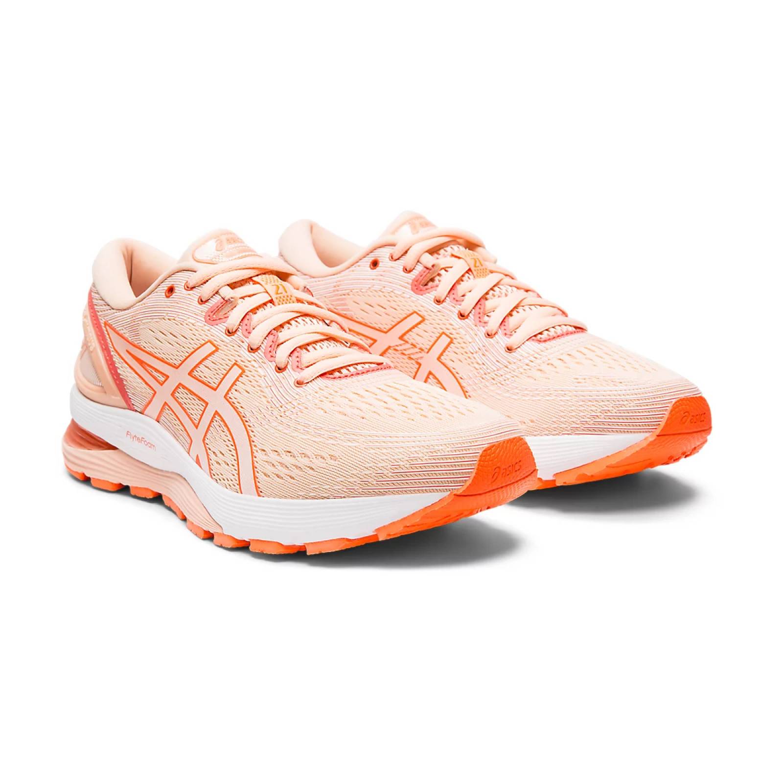 Tenis Mujer Asics Rosa Gel Nimbus 21 1012A156701