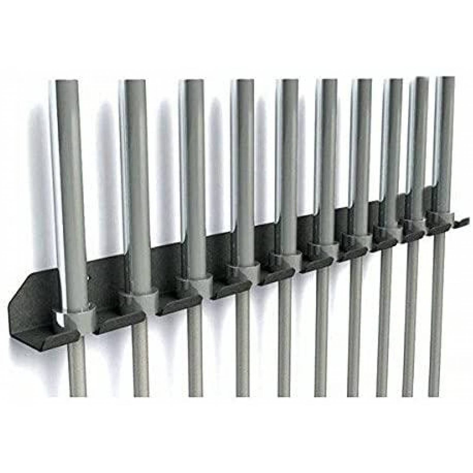 RVT Sports Rack Vertical De Pared Para 10 Barras Olímpicas