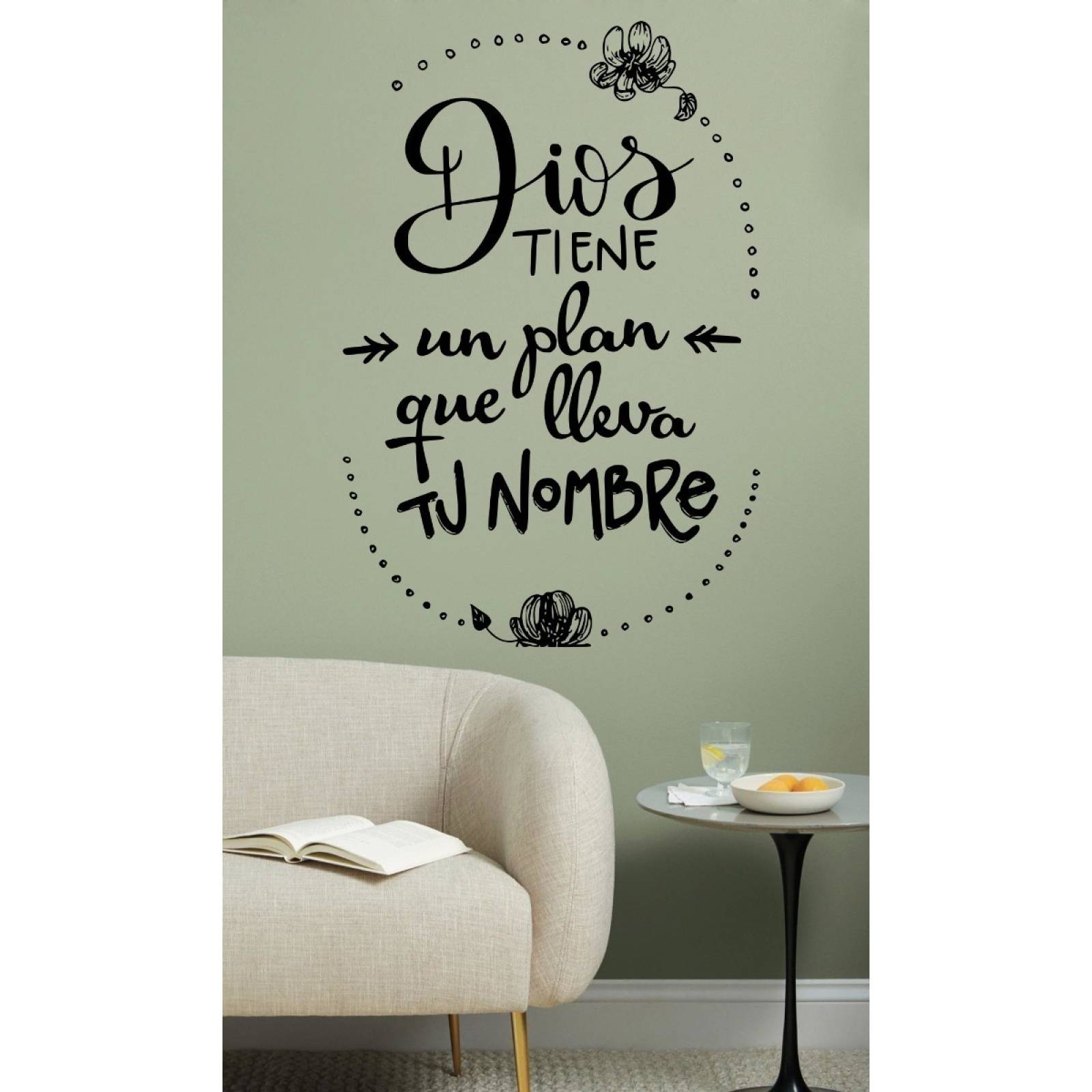 Viniles Decorativos Vinil Pared Frases Dios Tiene Un Plan Viniles Decorativos Vinil Pared Frases Dios Tiene Un Plan