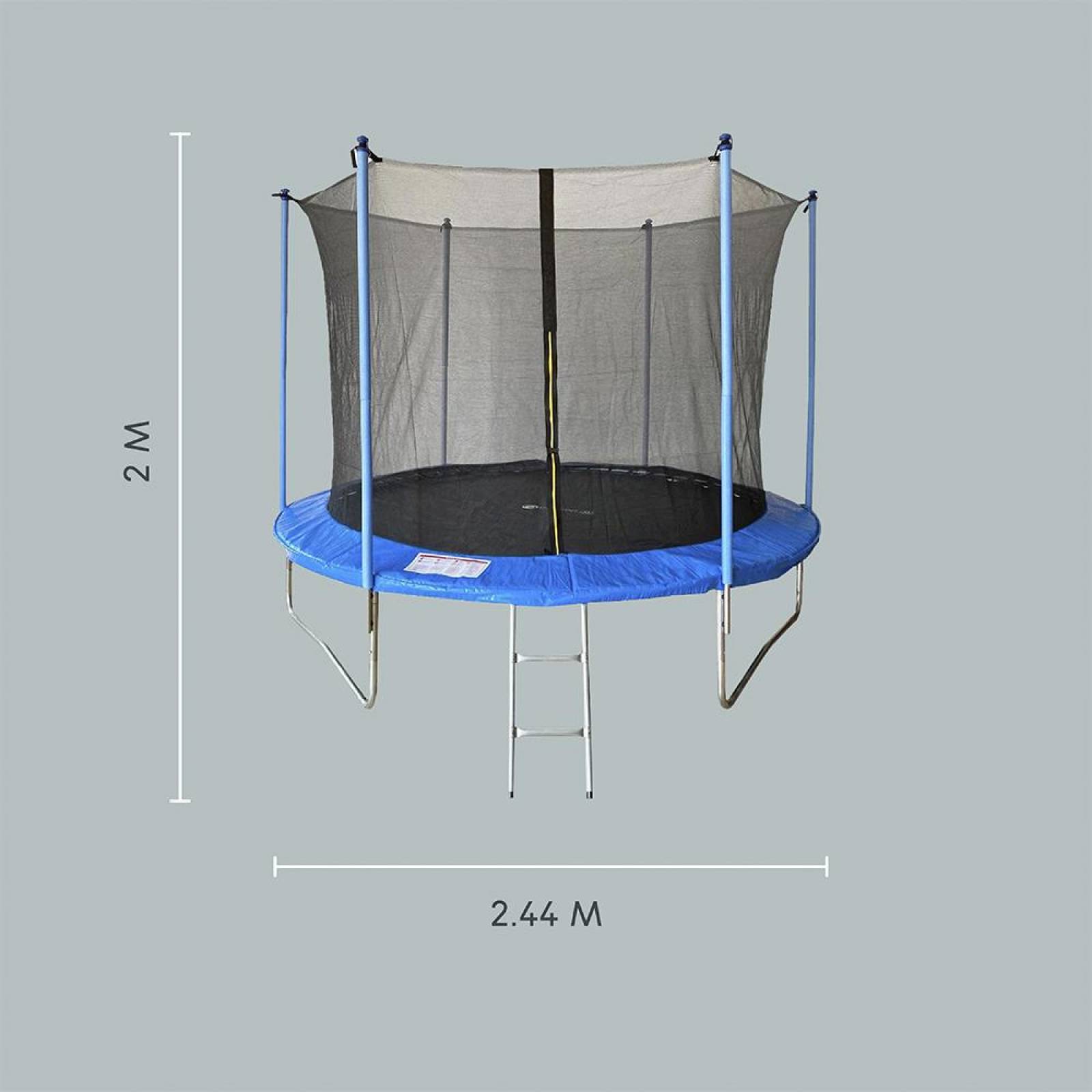 Trampolín Brincolín The Shop, 2.44m, 8 Pies, Tombling Seguro Unitalla Azul