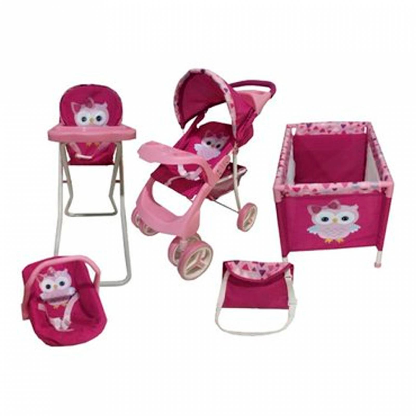 Maxi Doll Prinsel Buhos 5 Piezas