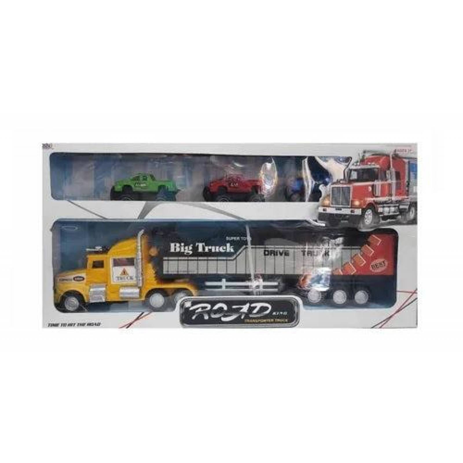 CAJA TRAILER CON 3 CARROS