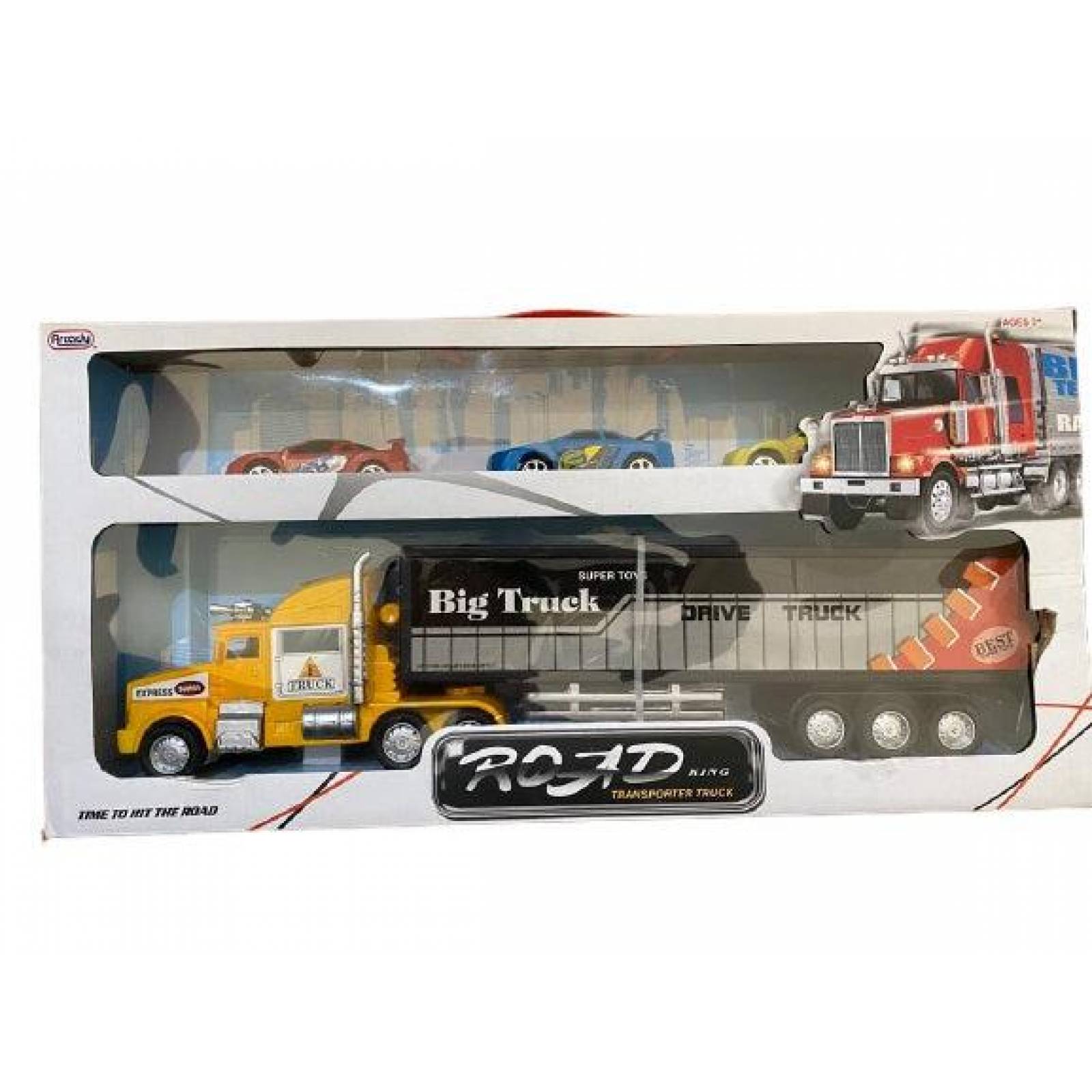 CAJA TRAILER CON 3 CARROS