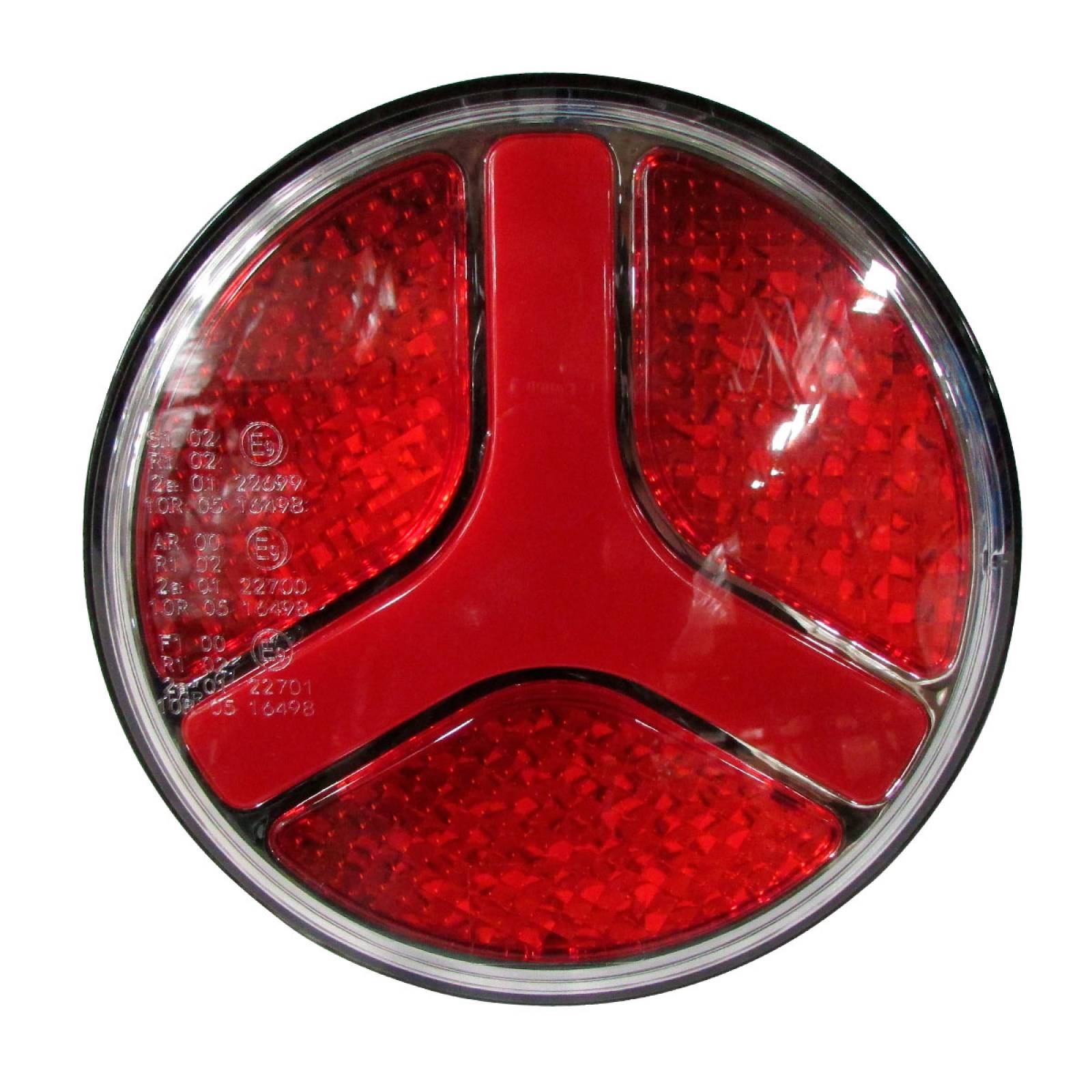 PLAFON REDONDO DE LED STOP AMBAR/ROJO 5.5. PG