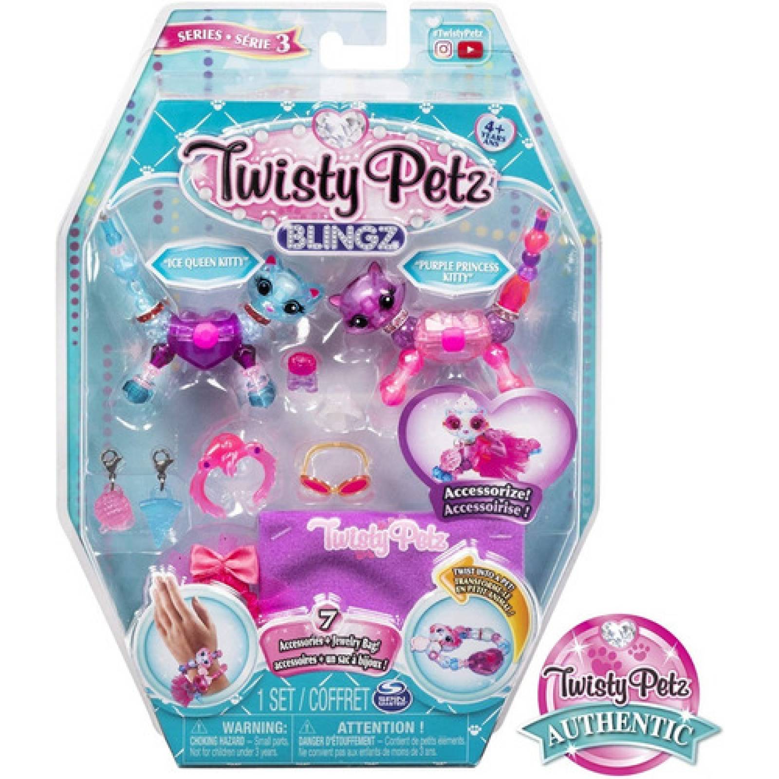 Twisty Blingz - Ice Queen Kitty Y Purple