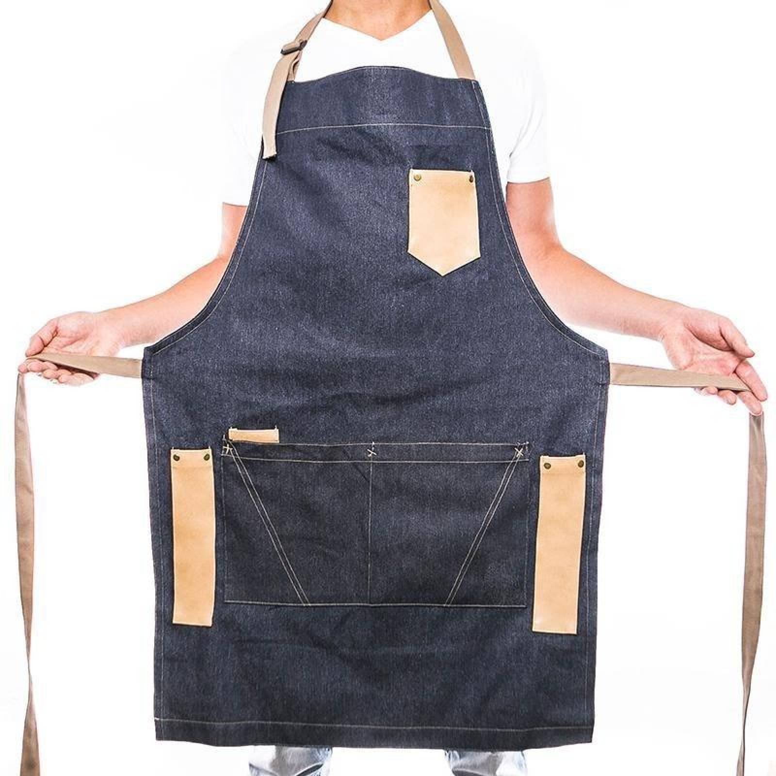 MANDIL COMPLETO AZUL