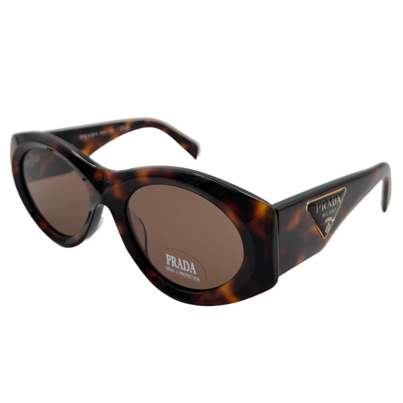 Prada SPR 20ZS 2AU-06B Square Shape Cafe Carey
