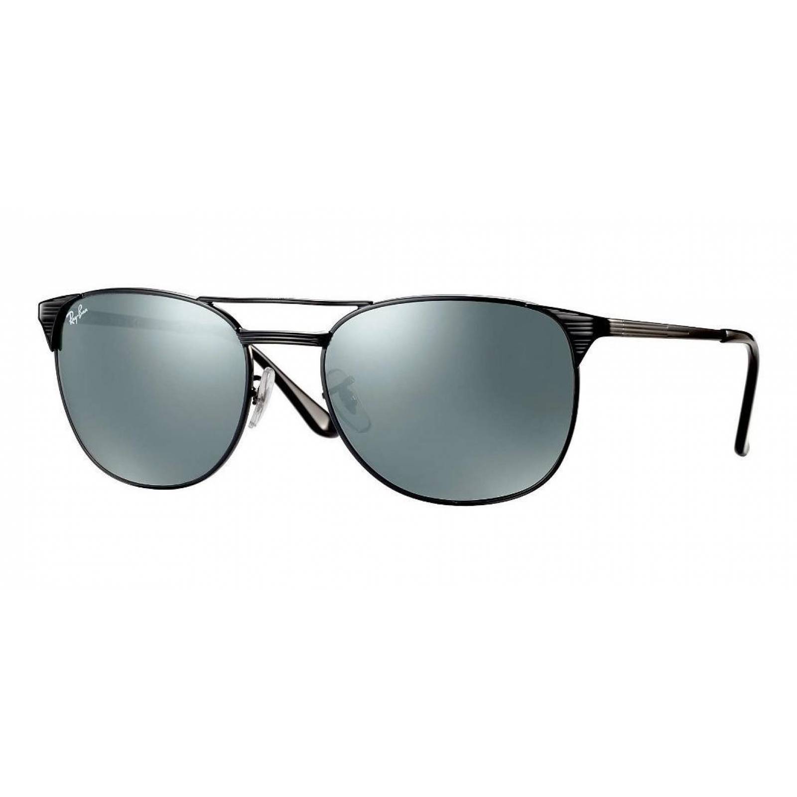 Ray Ban Rb3429m 002/40 Signet Original Plata Espejo Negro