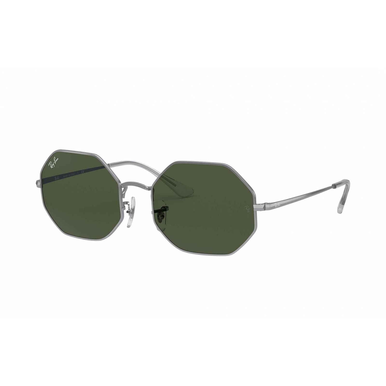 Ray Ban Rb1972 9149/31 Octagon Negro G-15 Plateado Original