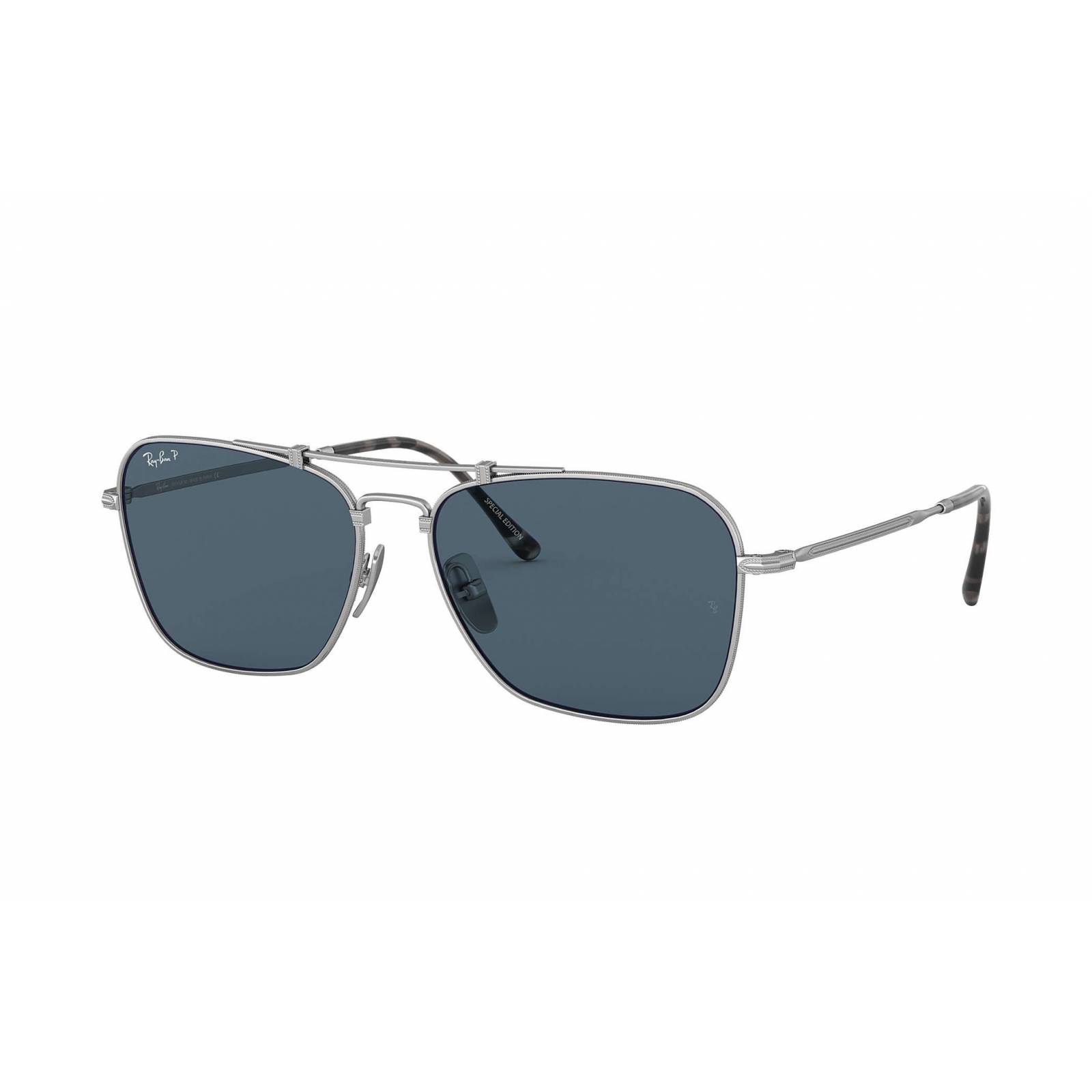 Ray Ban RB8136M 9165 Caravan Titanium Azul Plata Polarizado