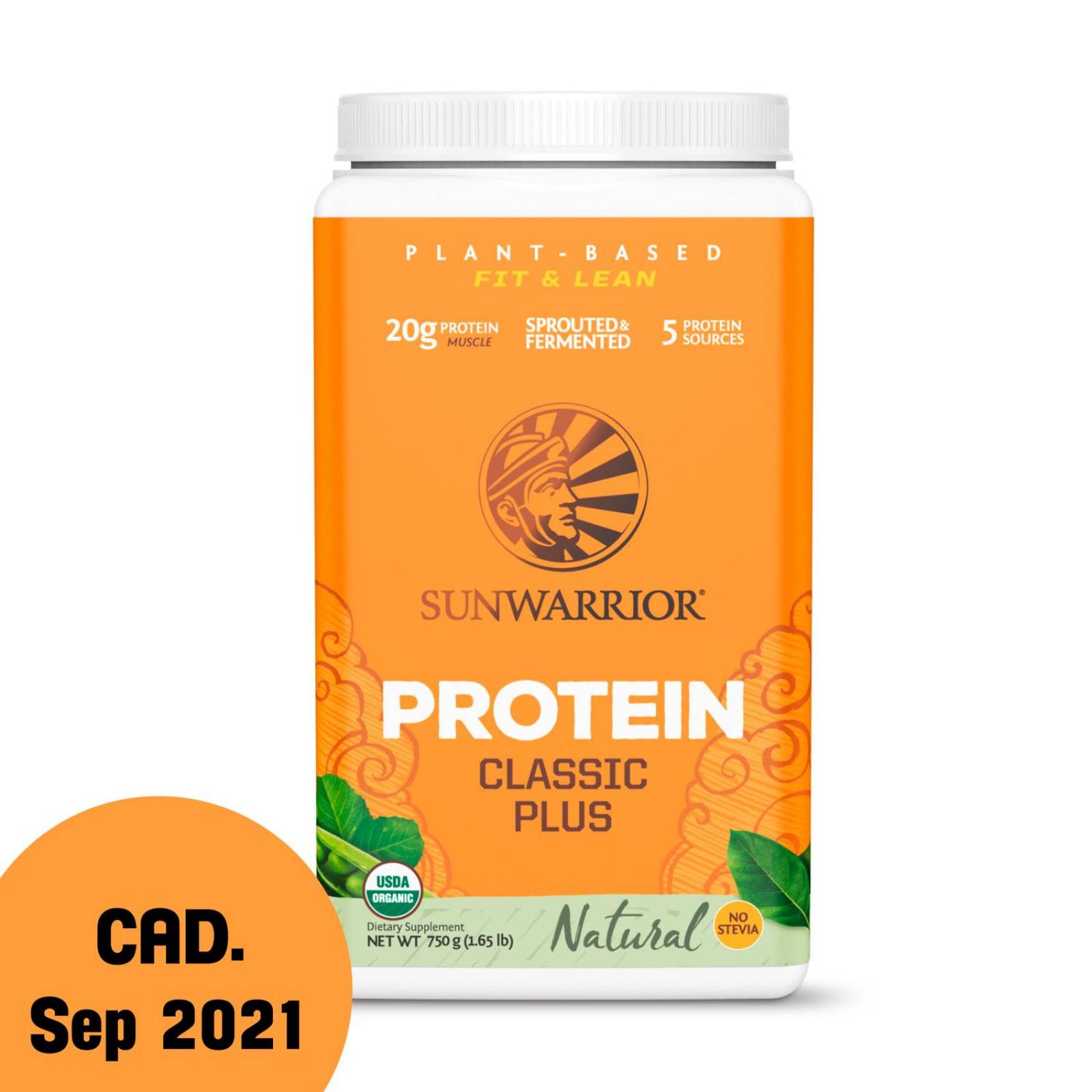 Proteína Vegana Sunwarrior Classic Plus Natural 750 grs