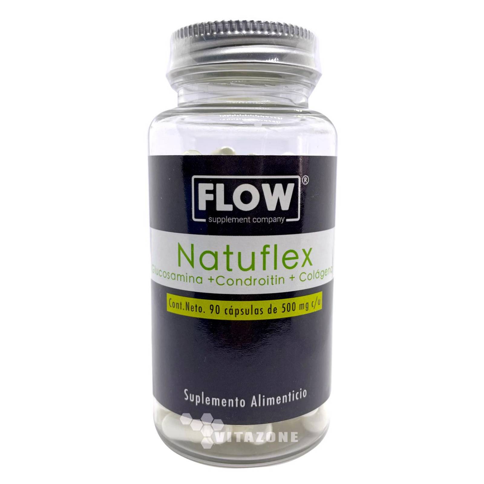 Glucosamina Condroitina Colágeno 90 cápsulas Flow