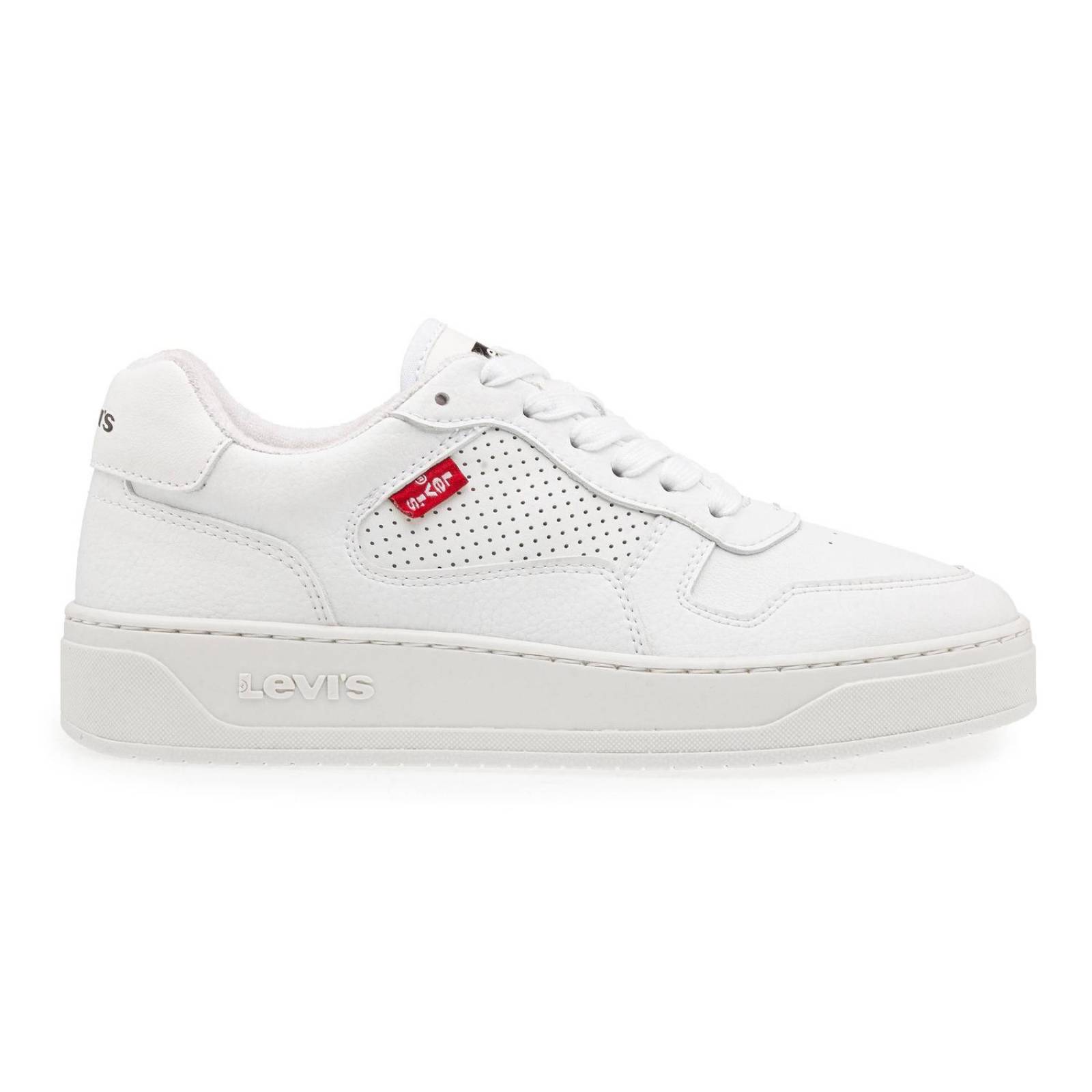 Tenis Levi's de Piel Mujer L1123212 S Blanco