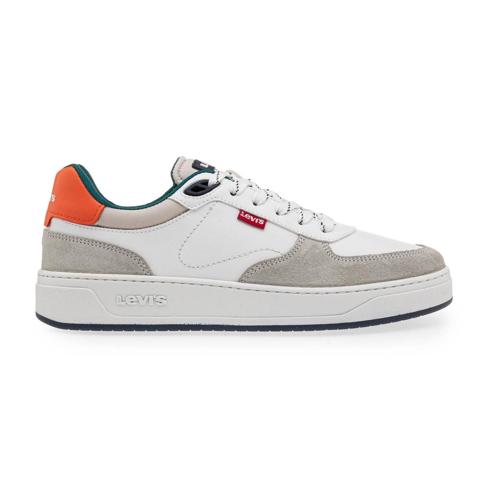 Tenis Levi's Hombre L2123402 S Blanco-Naranja