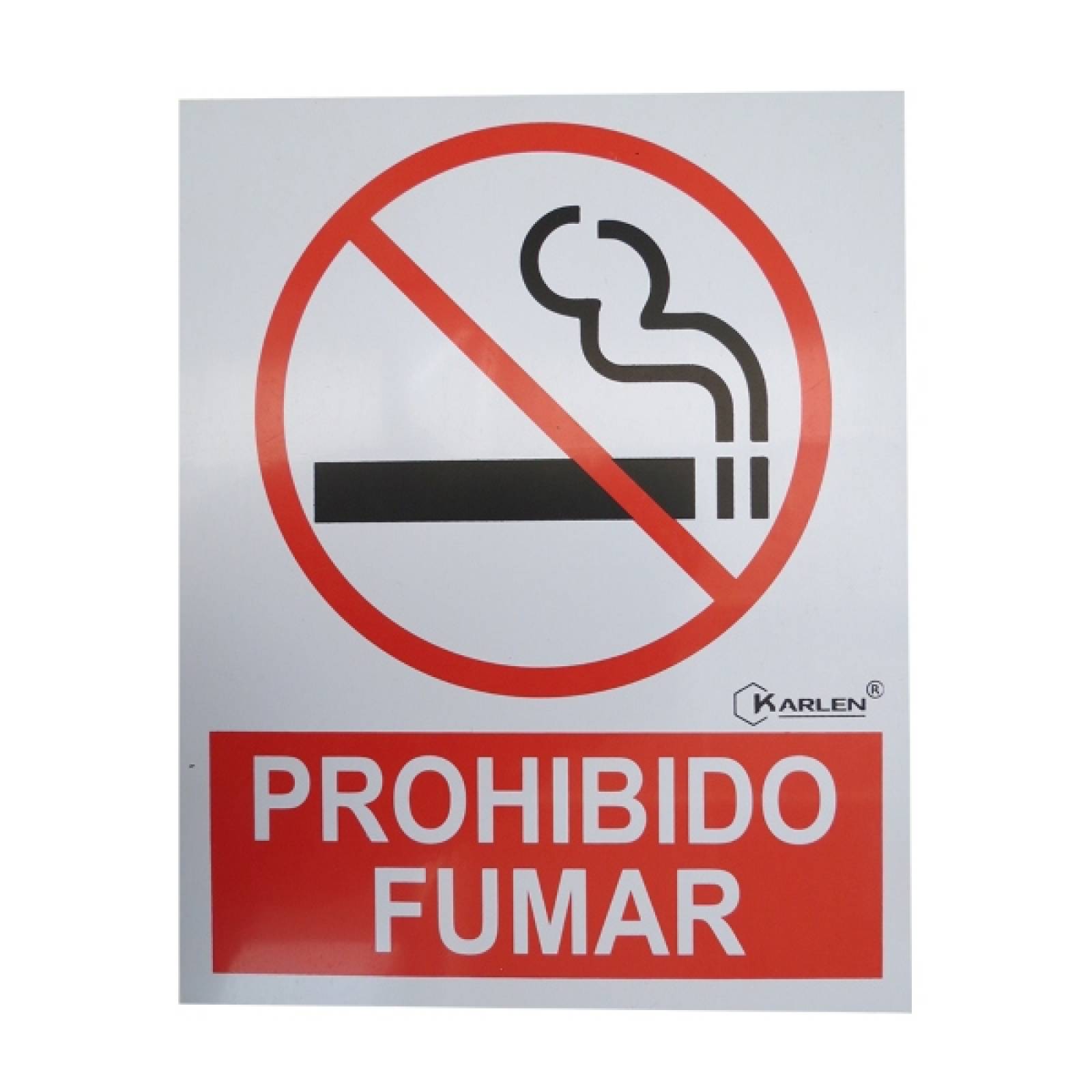 Letrero Señalización Prohibido Fumar